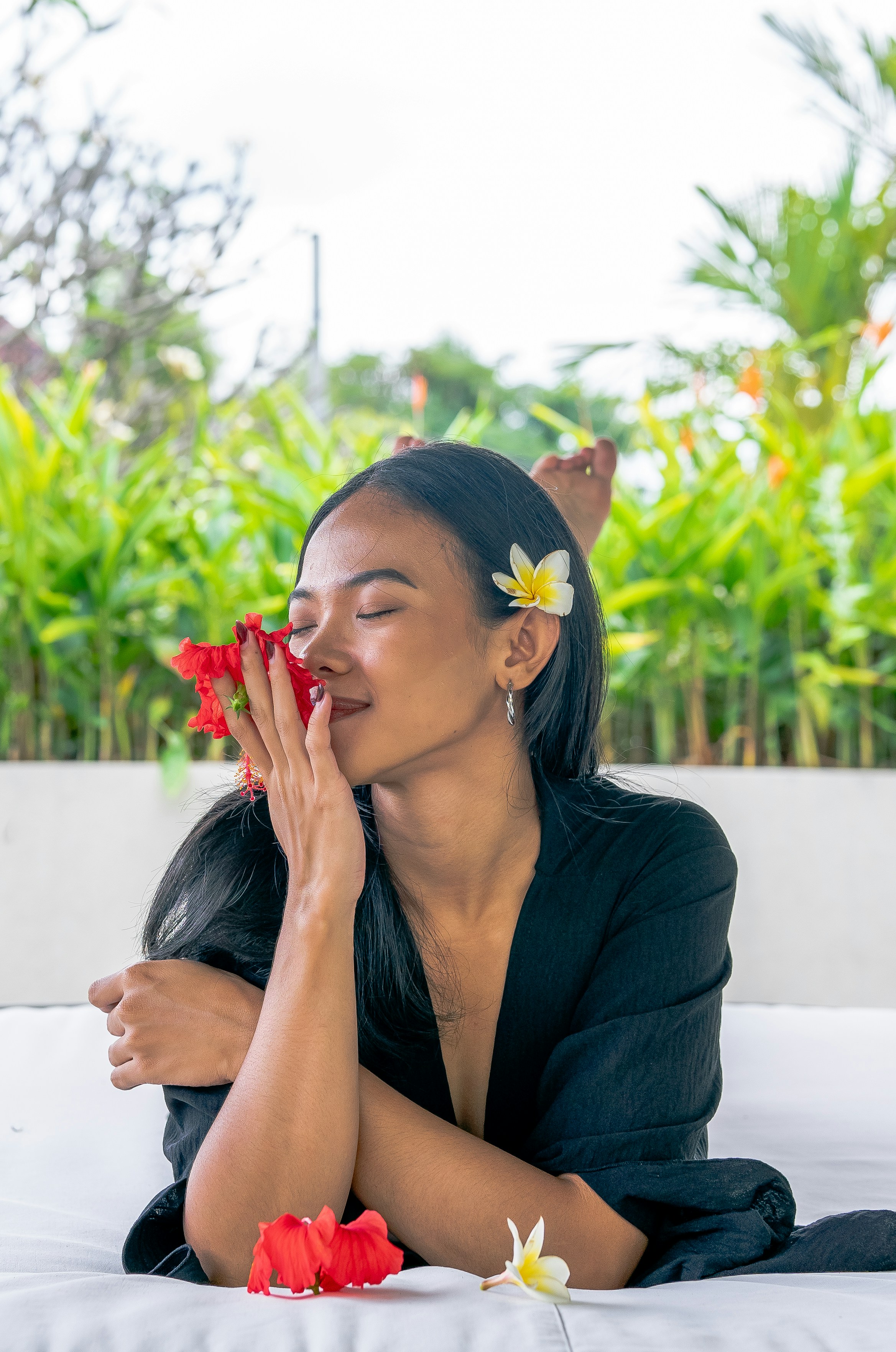 Fragrant Reverie: A Sunlit Moment of Quiet Bloom