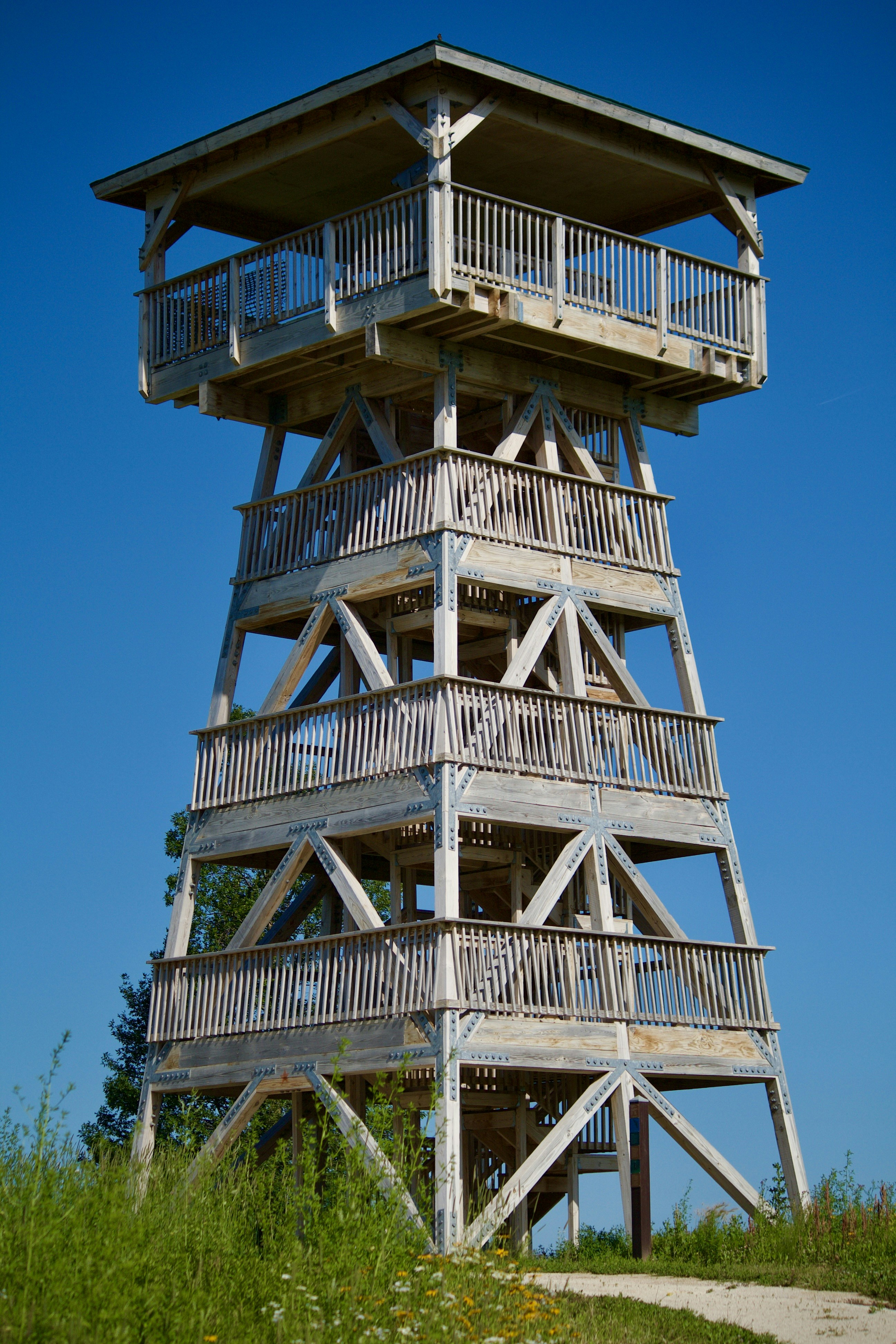 This is a watch tower at a nature preserve.
