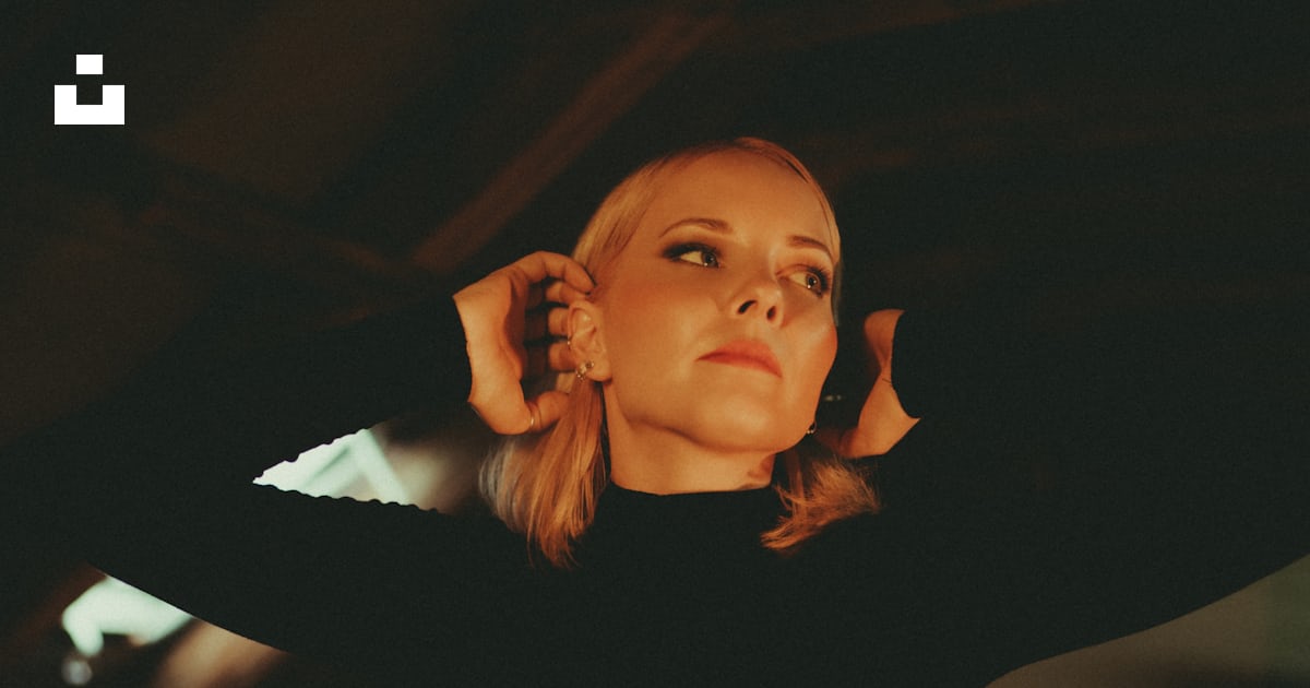 A Woman In A Black Shirt And Polka Dot Tights Photo Free Photography Image On Unsplash