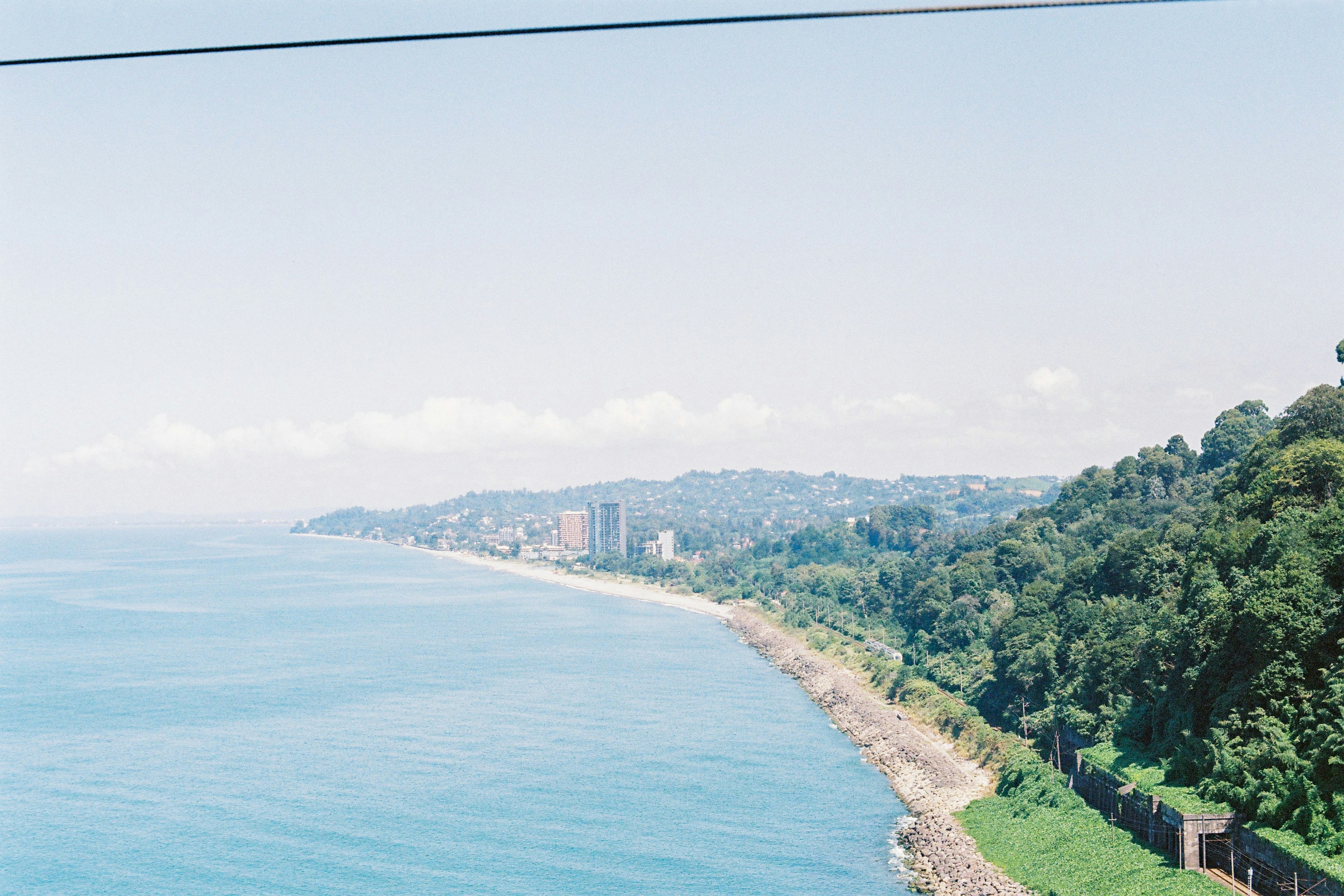 Coastal Serenity: A Glimpse of Urban Shoreline