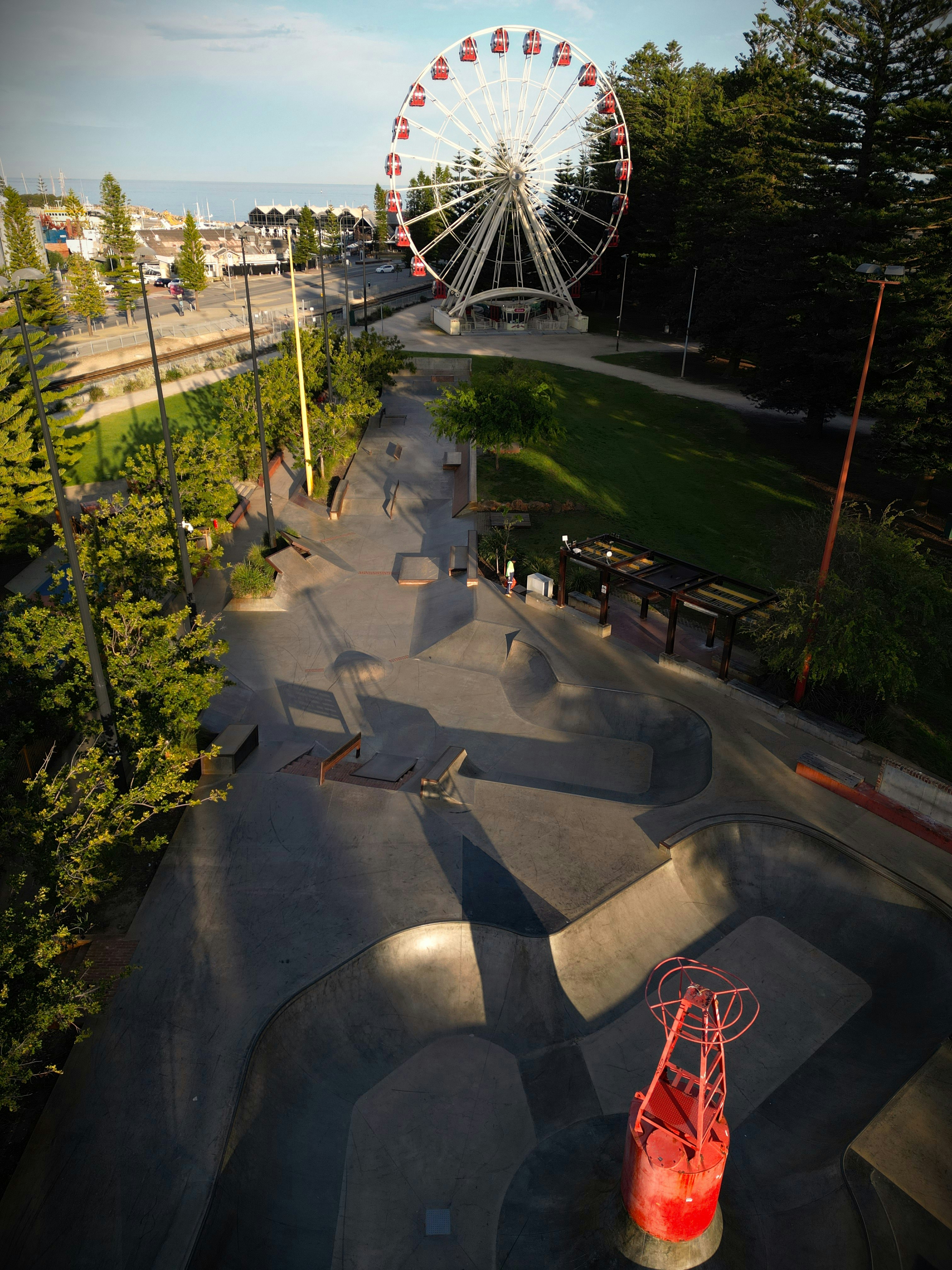 Urban Playground: A Dance of Shadows and Light