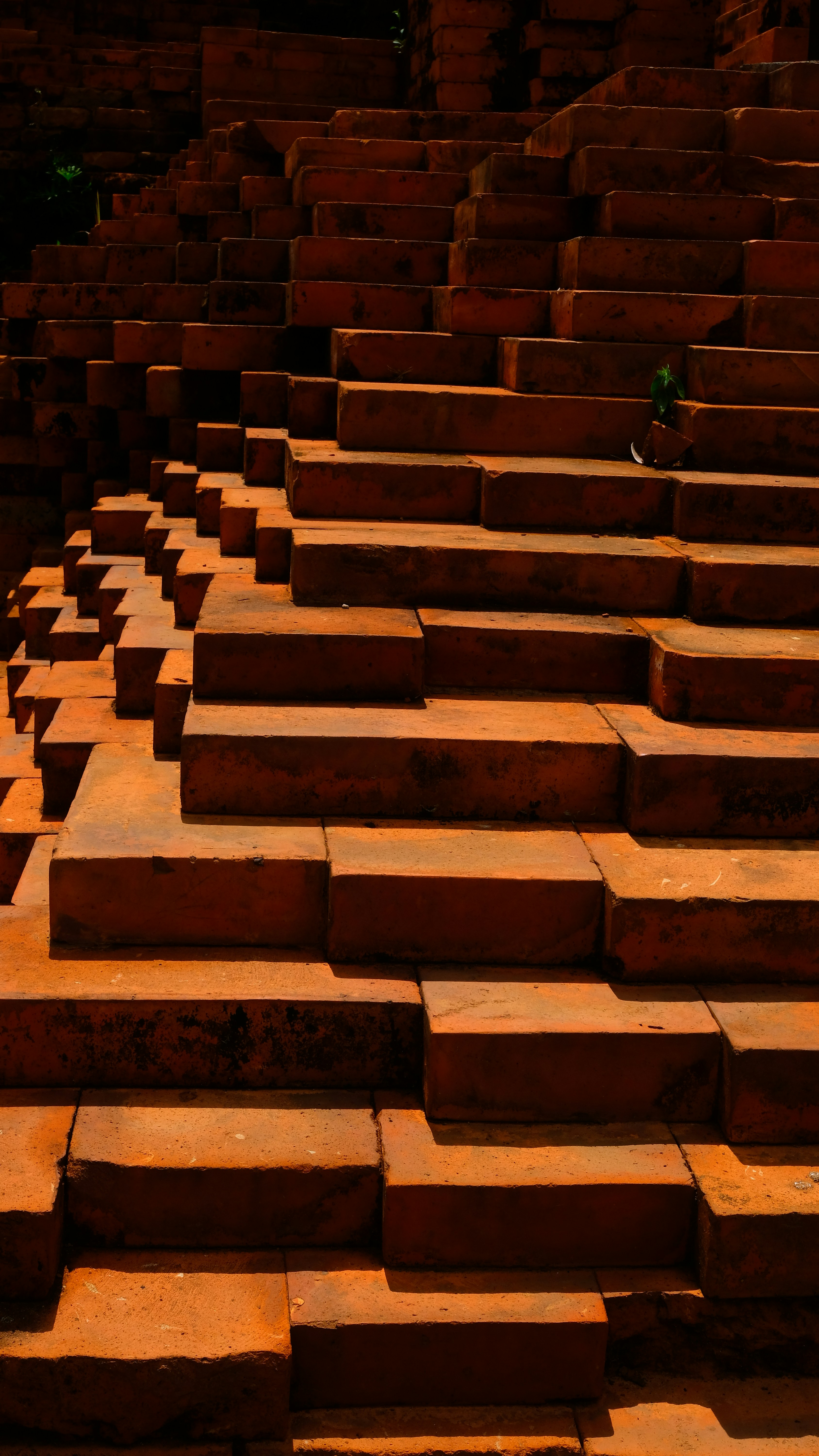 A bunch of bricks that are stacked together photo – Free Wood Image on ...