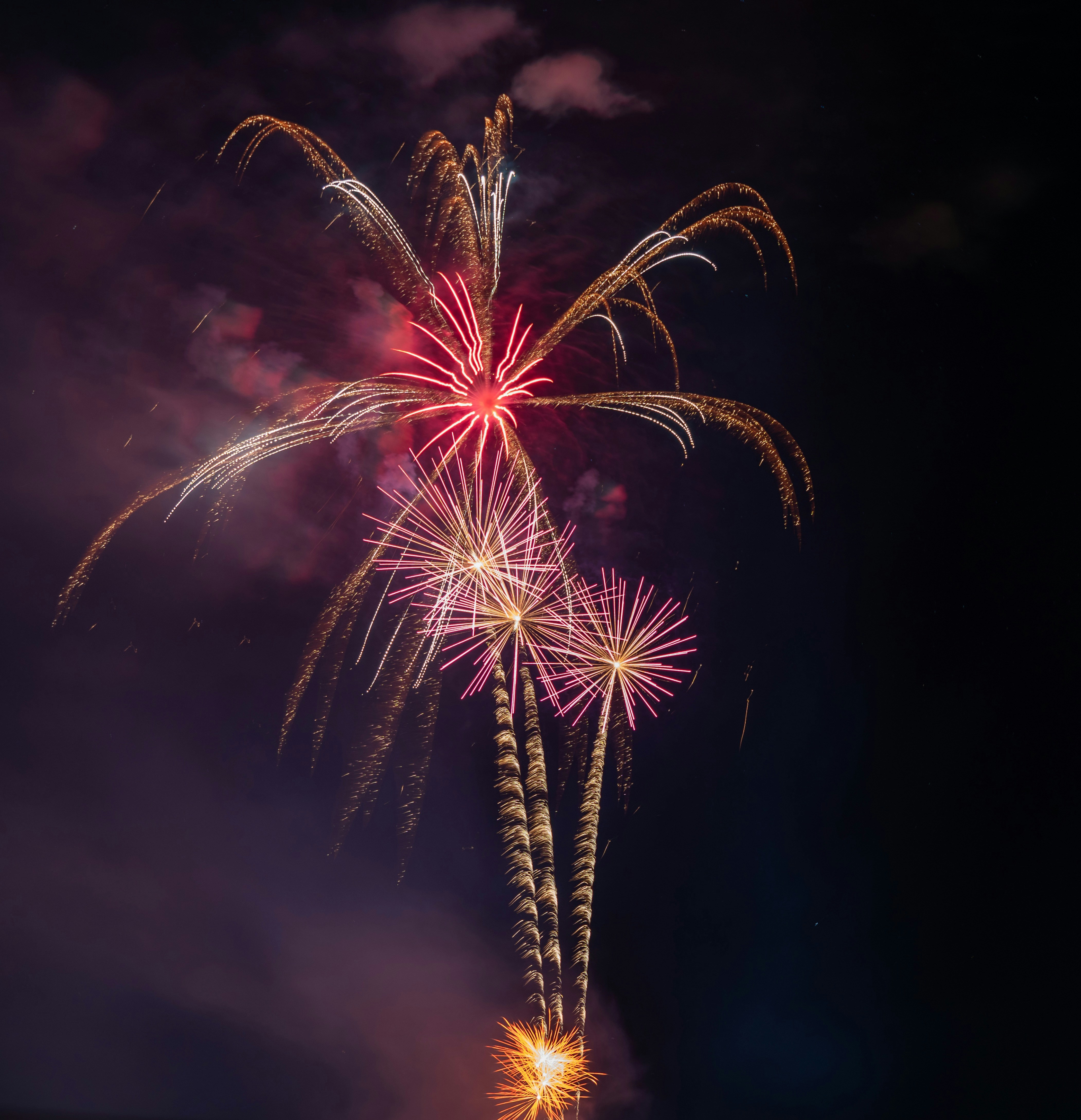 A colorful fireworks display in the night sky photo – Free Fireworks ...