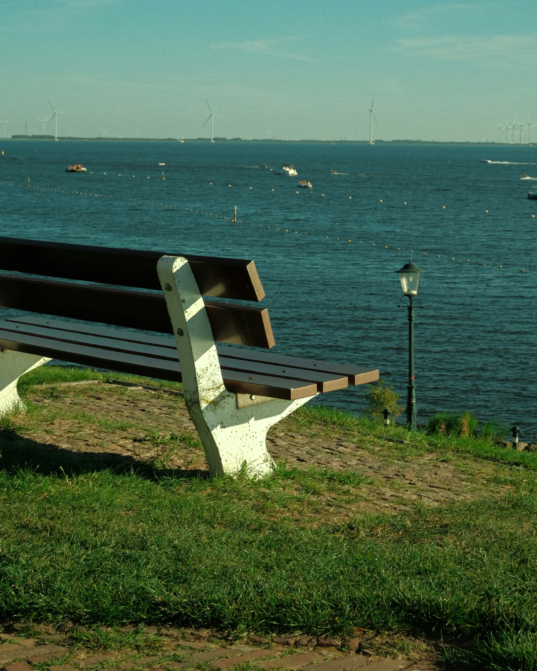 A park bench overlooking a body of water photo – Free Sea Image on Unsplash