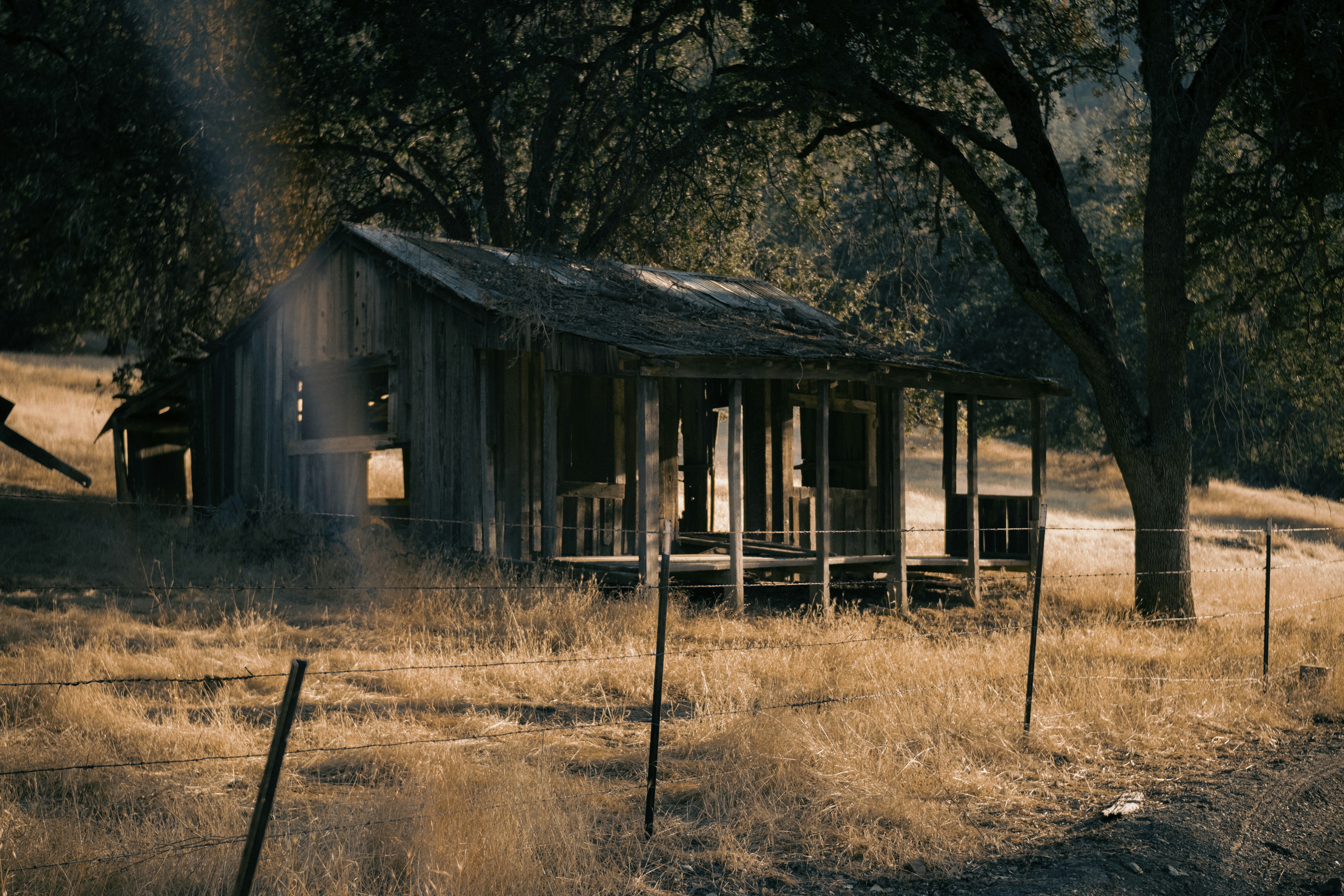 An old run down shack in a field photo – Free House Image on Unsplash