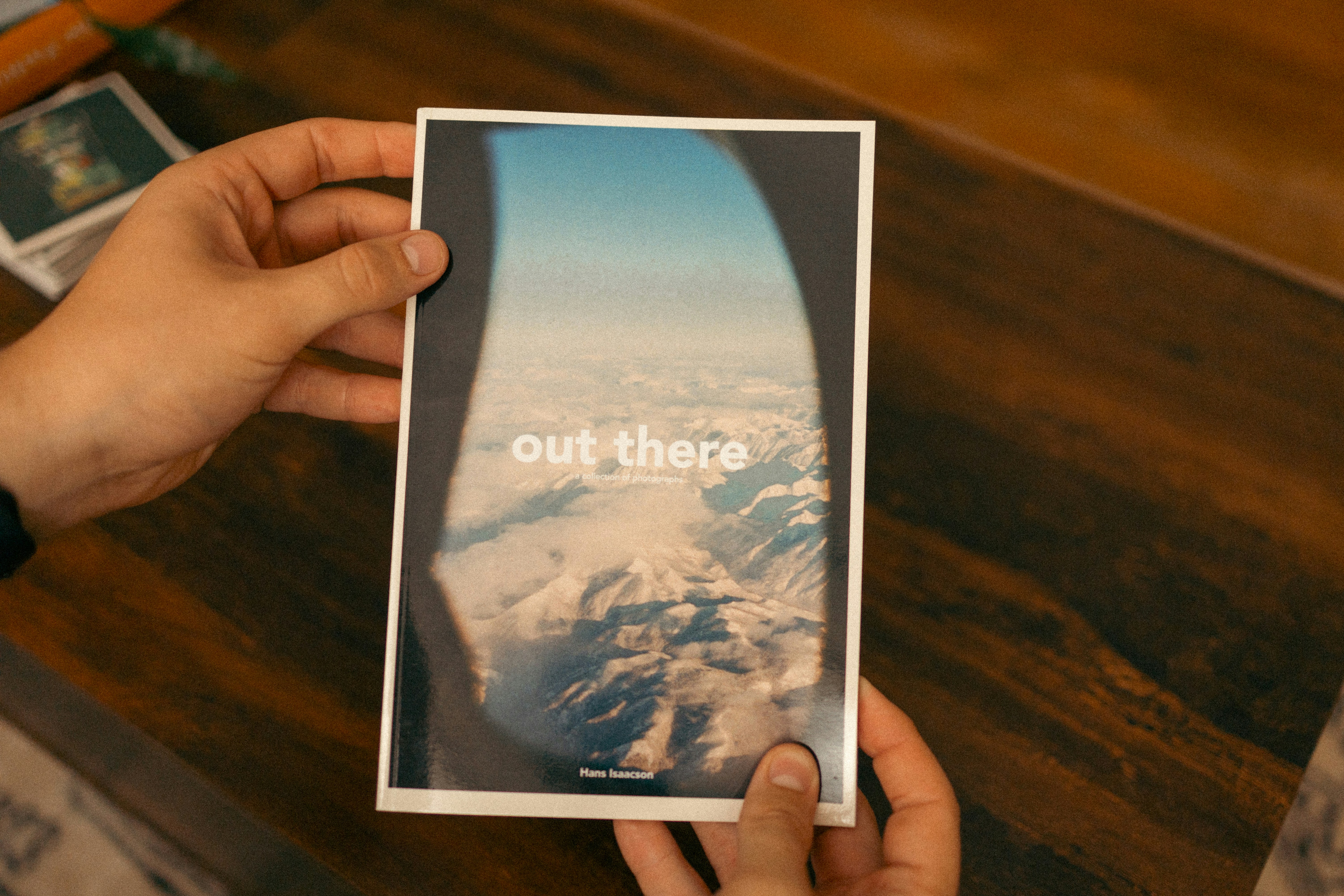 Out There: A Pocket Postcard Gazing at Earth from a Quiet Table