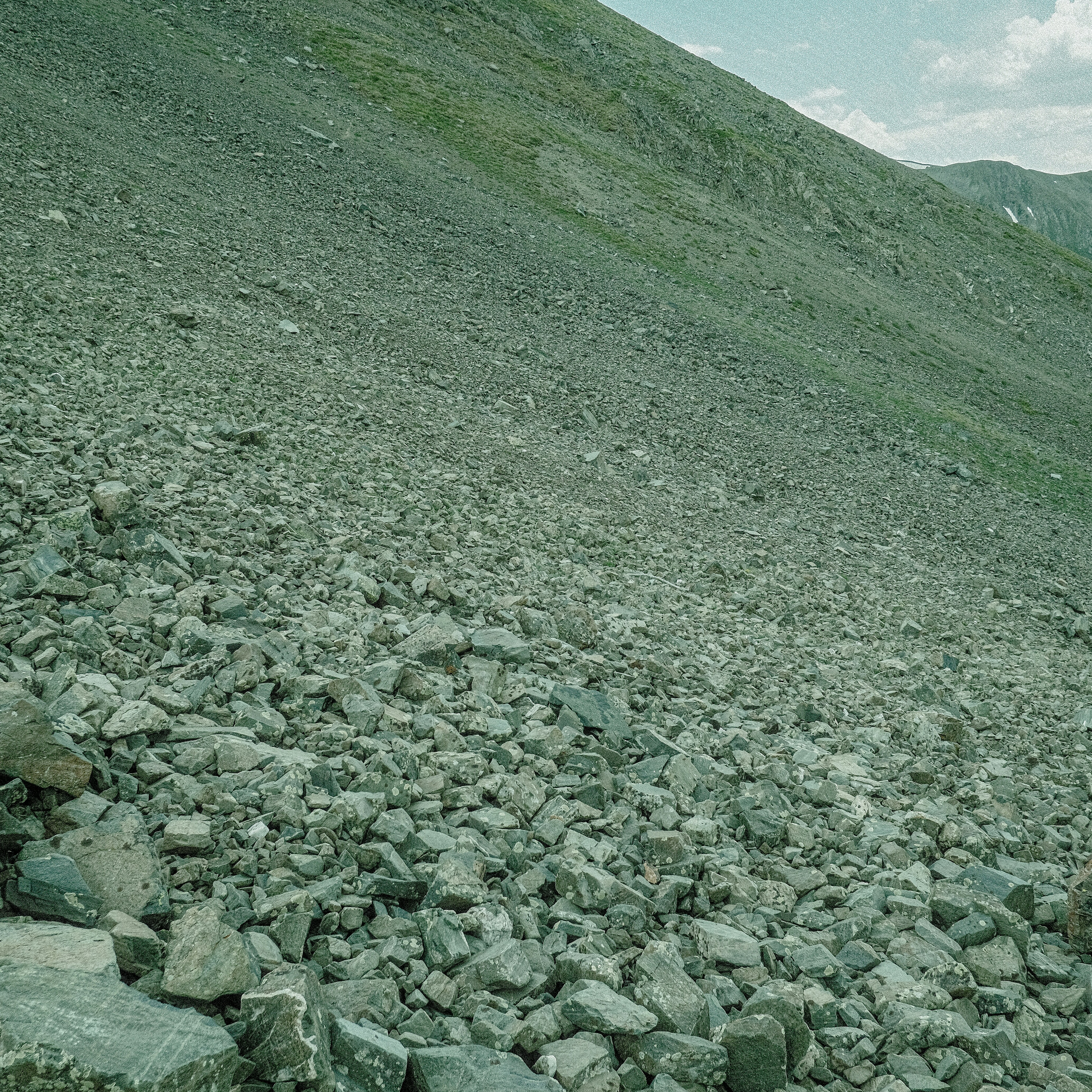 Scree Staircase to the Ridge