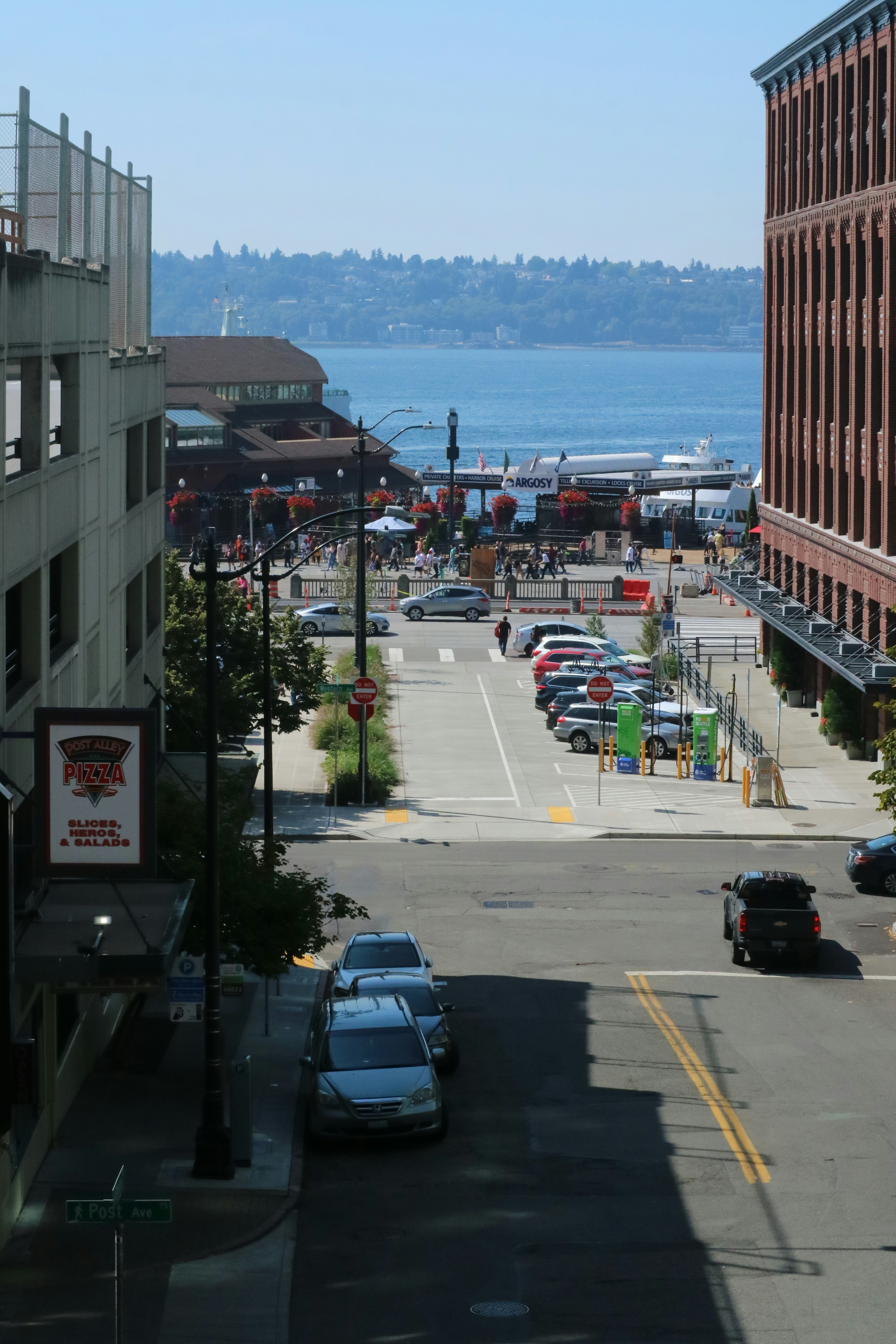 Harbor Promenade: Street Level to Waterfront View