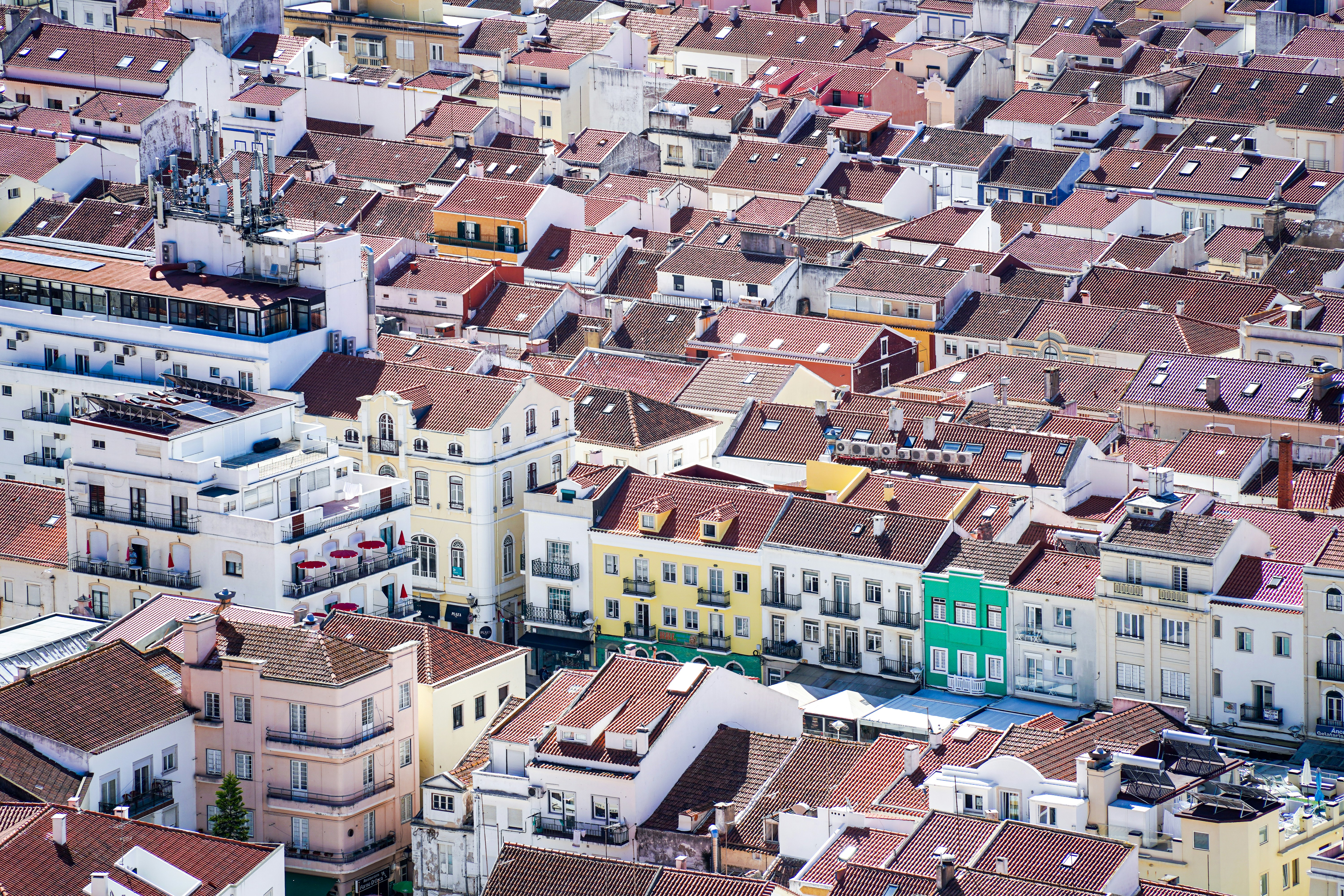A view of a city with lots of buildings photo – Free Nazaré Image on ...