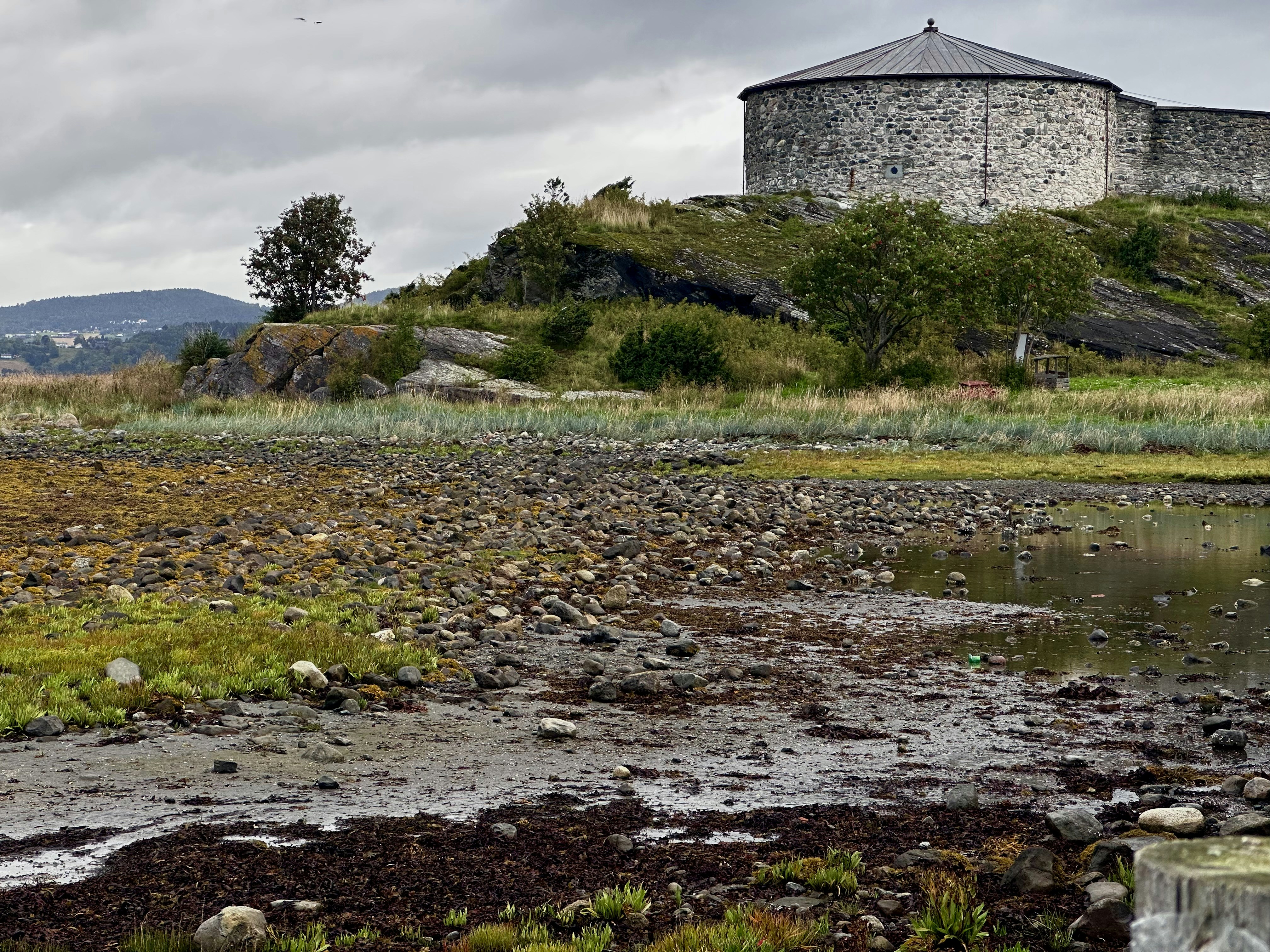 The Circular Keep Above the Tidal Shore