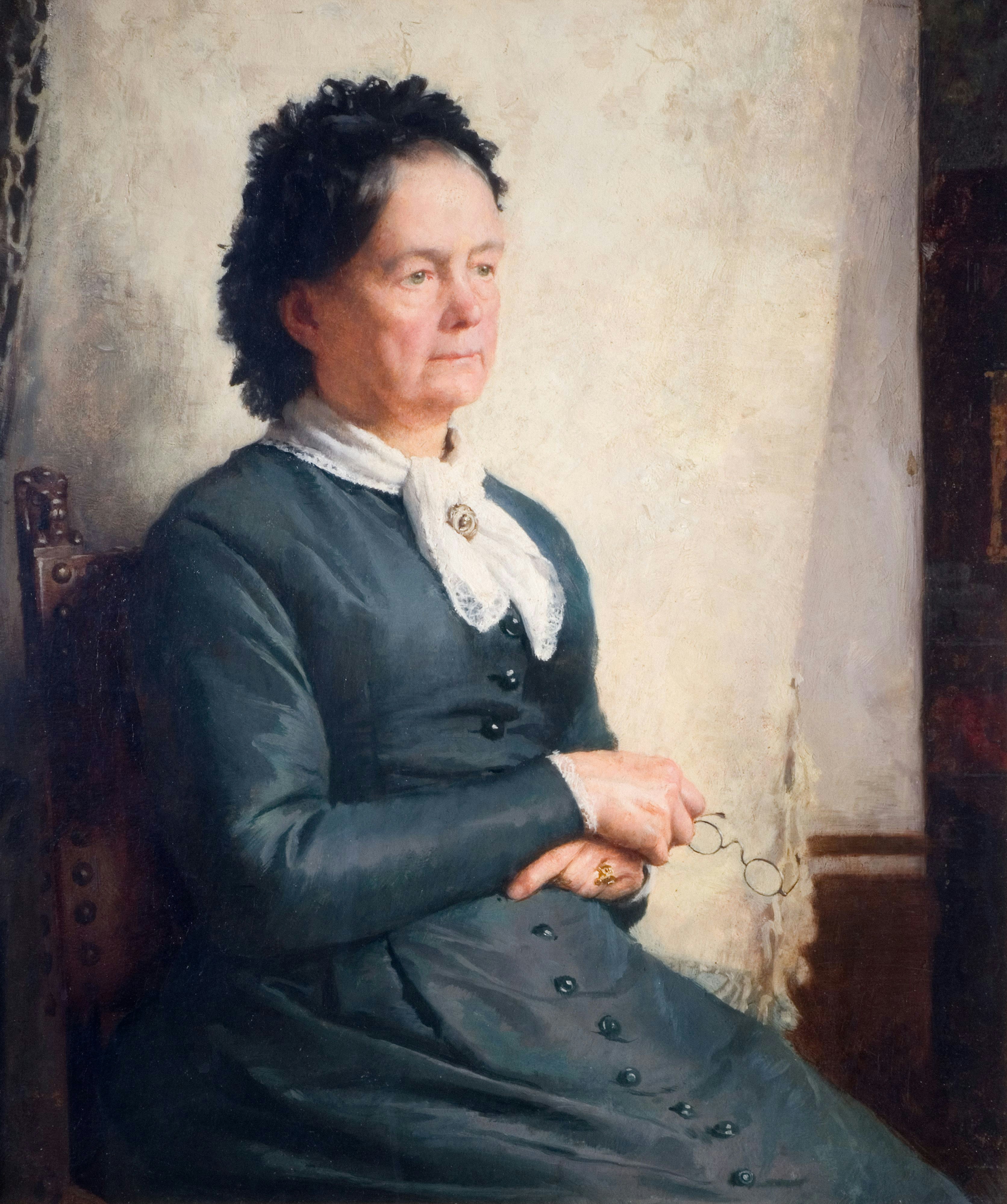 Title: 1935P501 Portrait Of The Artist's Mother Description: 1935P501 Portrait Of The Artist's Mother, 1885 By Charles Gogin Keywords: 19th Century, Birmingham Museums Trust/Birmingham Museum & Art Gallery, Portrait, Female, PCF https://dams.birminghammuseums.org.uk/asset-bank/action/viewAsset?id=8297