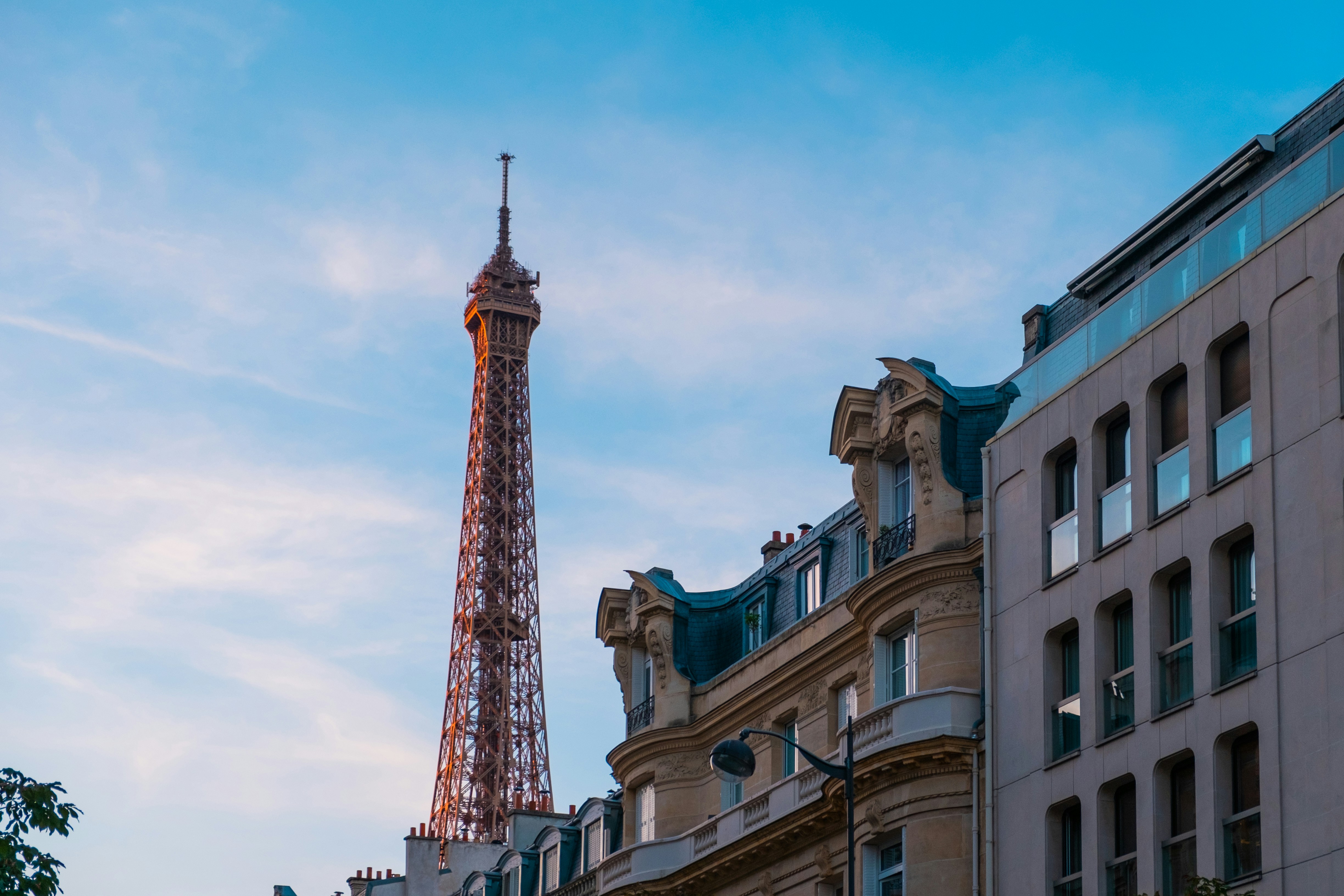 The eiffel tower towering over the city of paris photo – Free Building ...