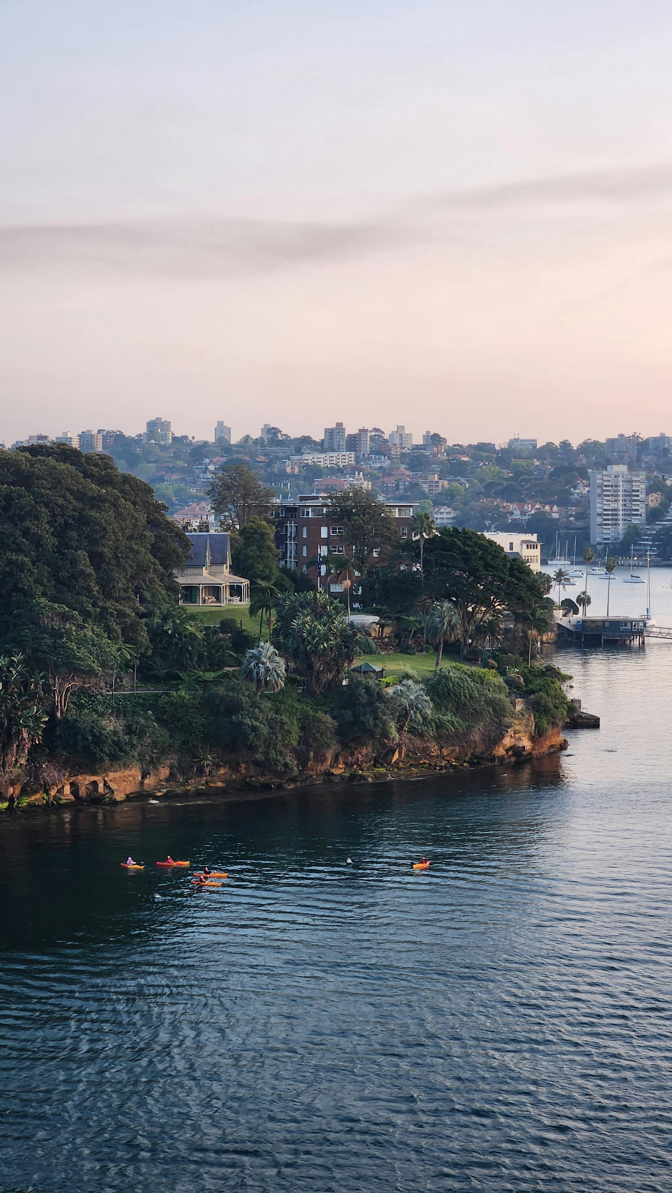 Dusk on the Peninsula: Calm Waters, Quiet Homes