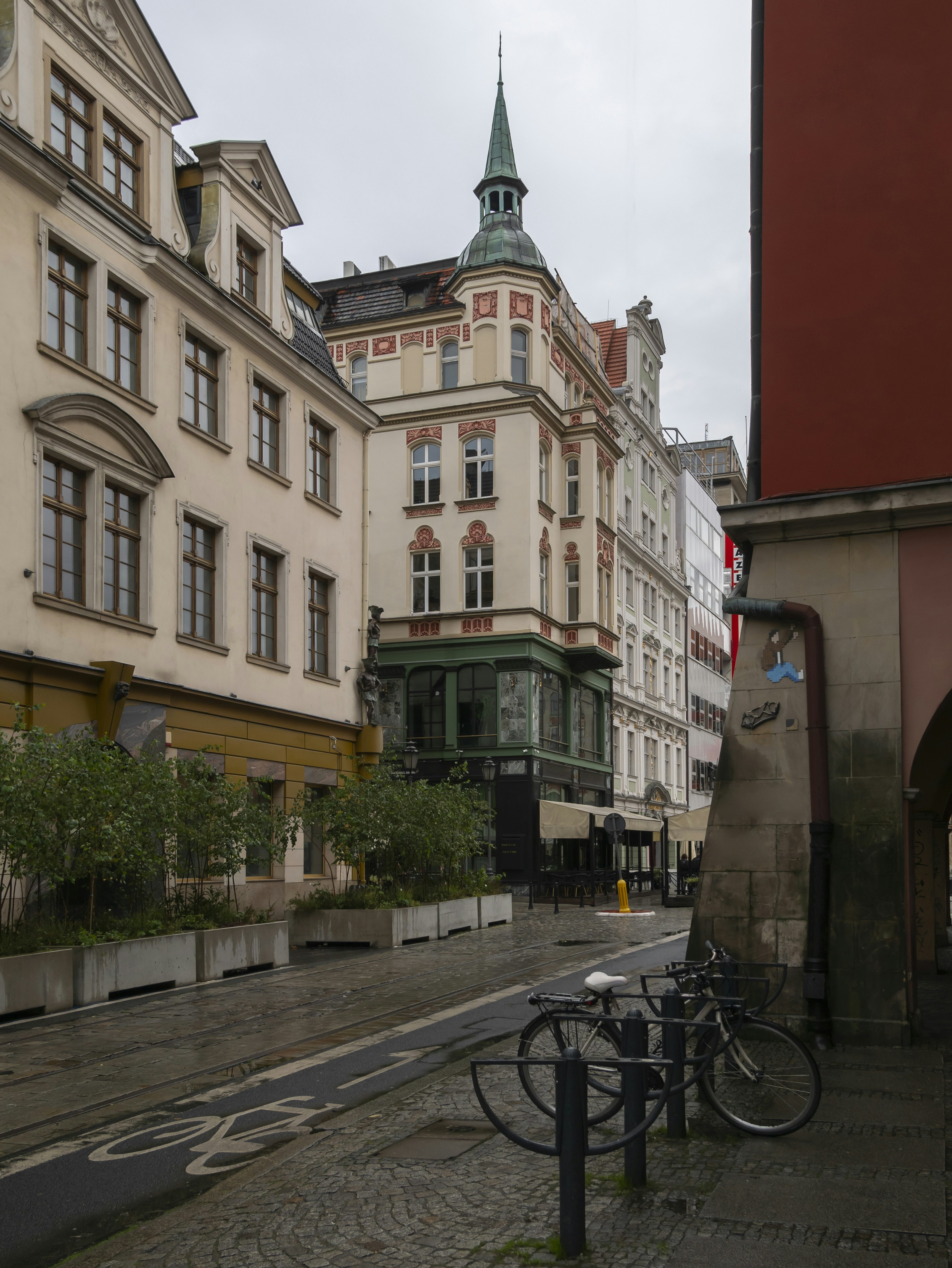 Turreted Corner Lane: Cobblestones and the Quiet Charm of Old Town