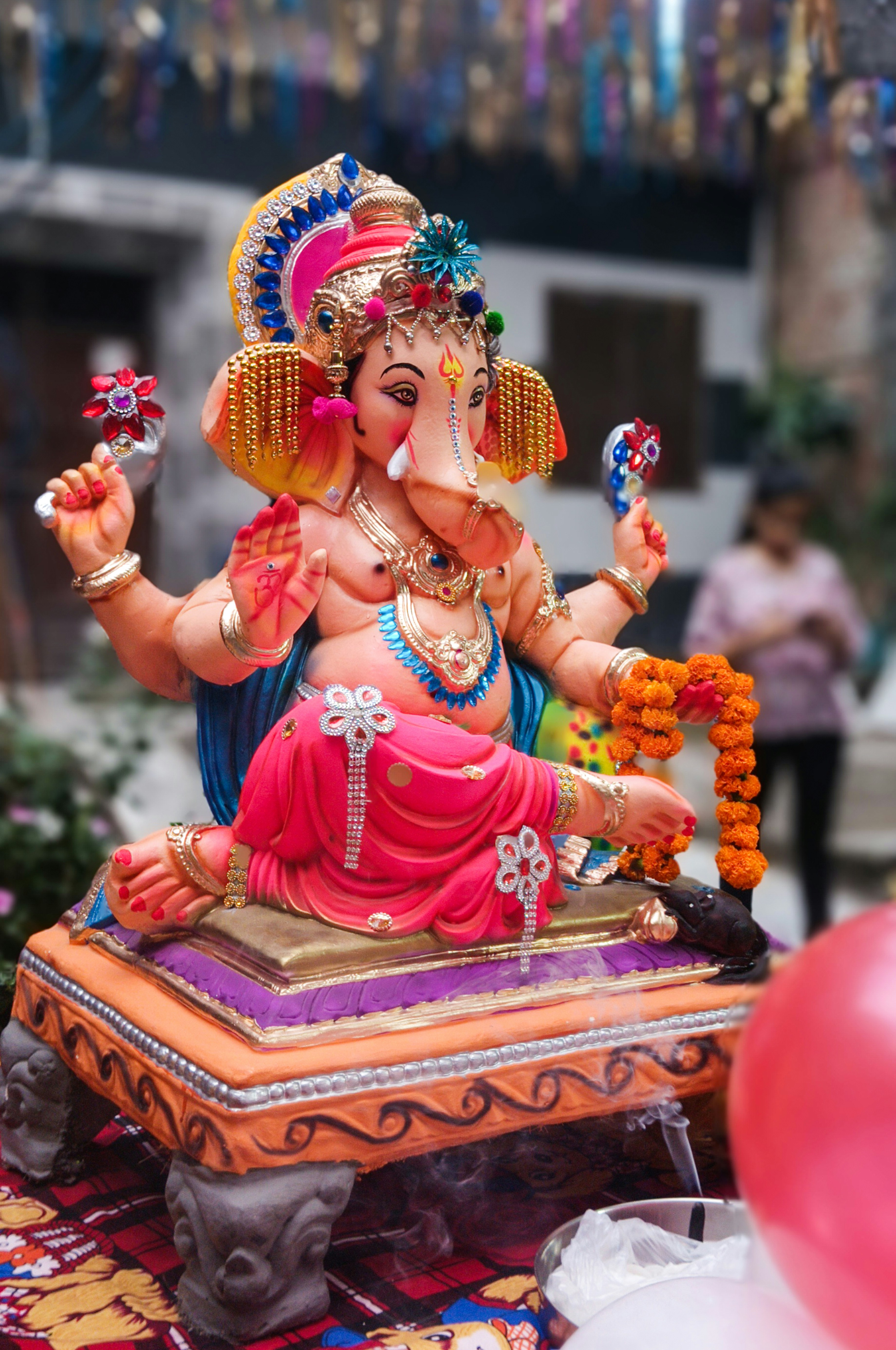 Vibrant Ganesh Festivity Display