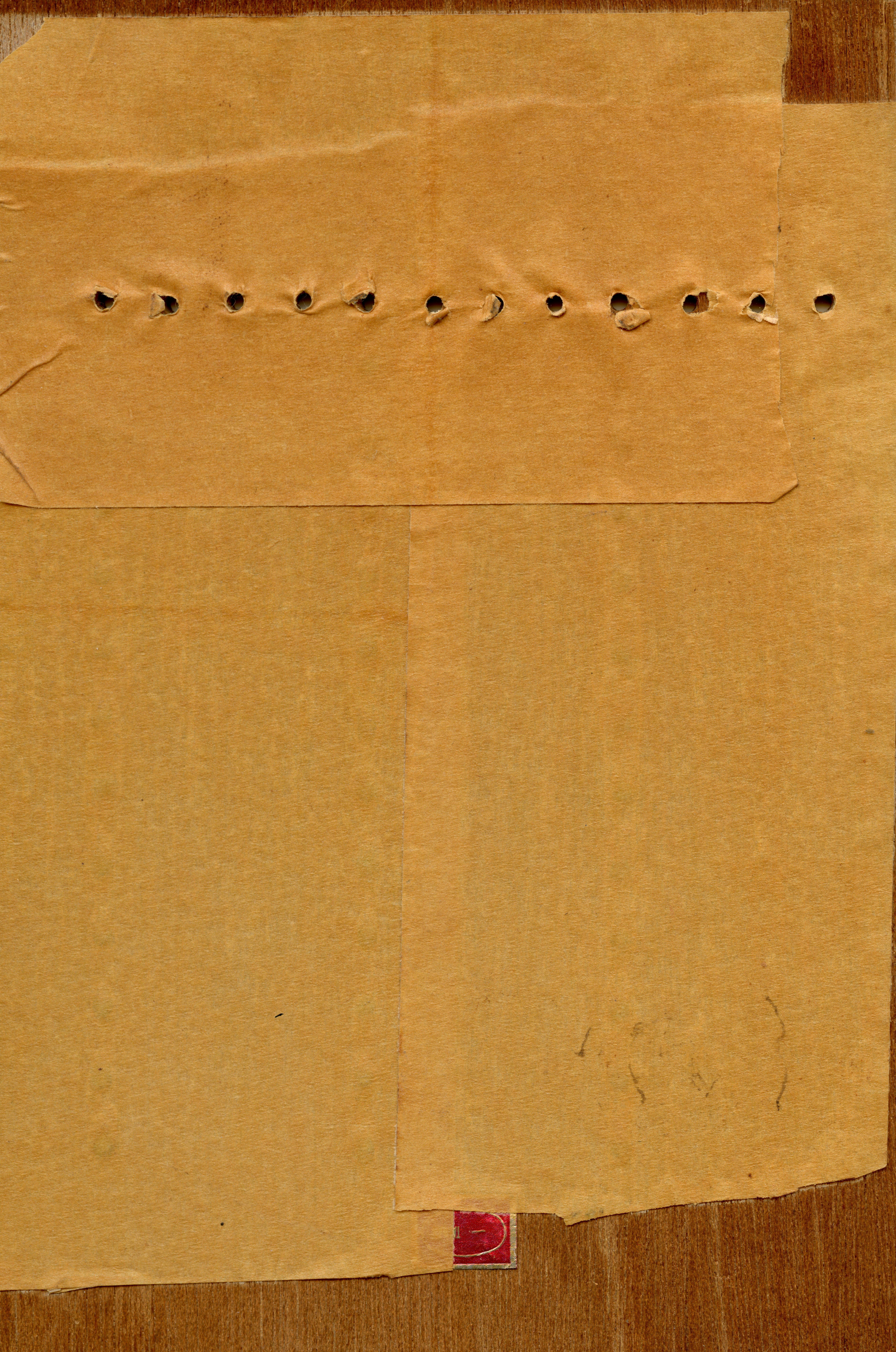 A piece of brown paper with writing on it photo – Free Old tape Image ...