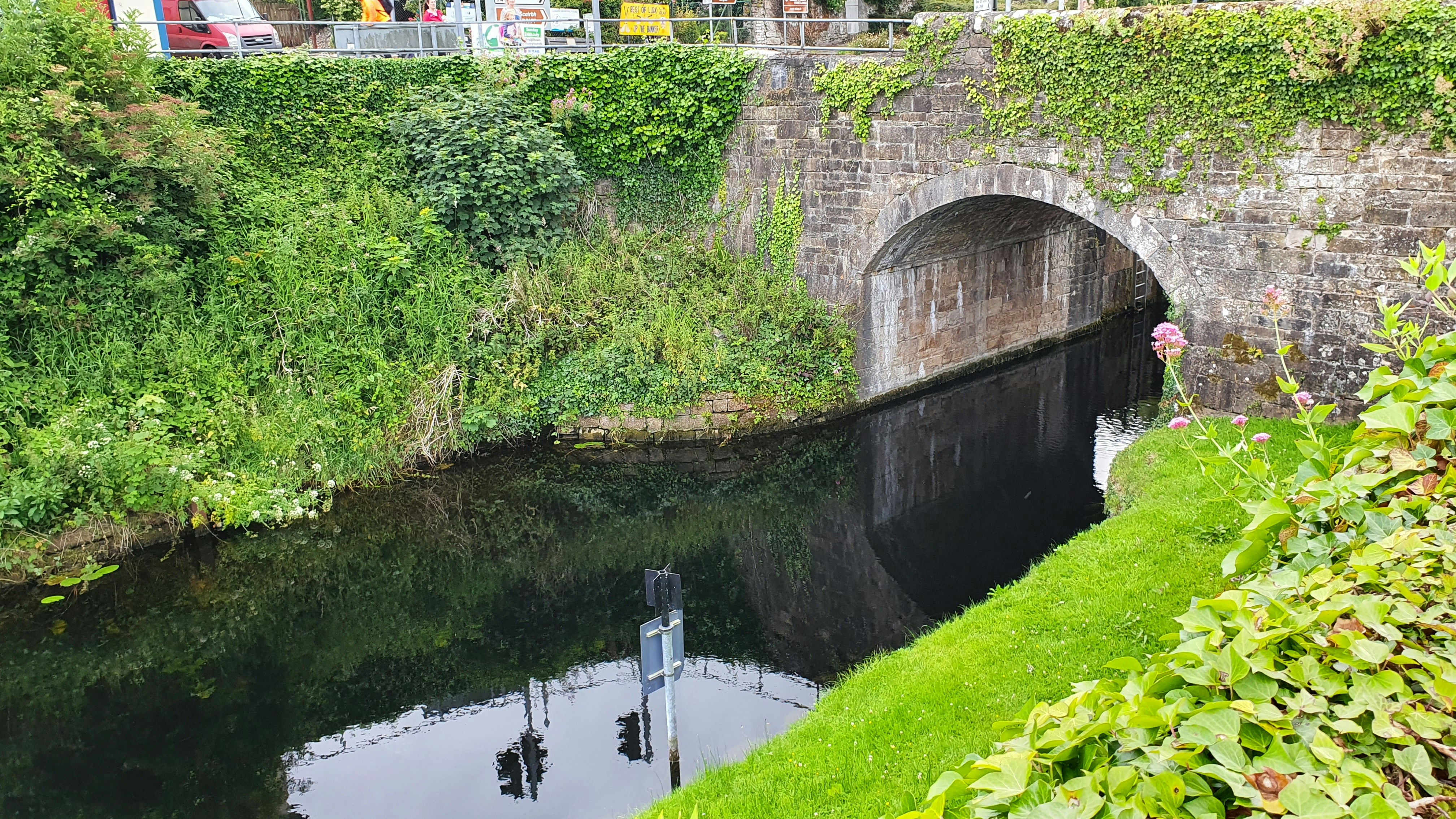 Brick Archway Over Troubled Water