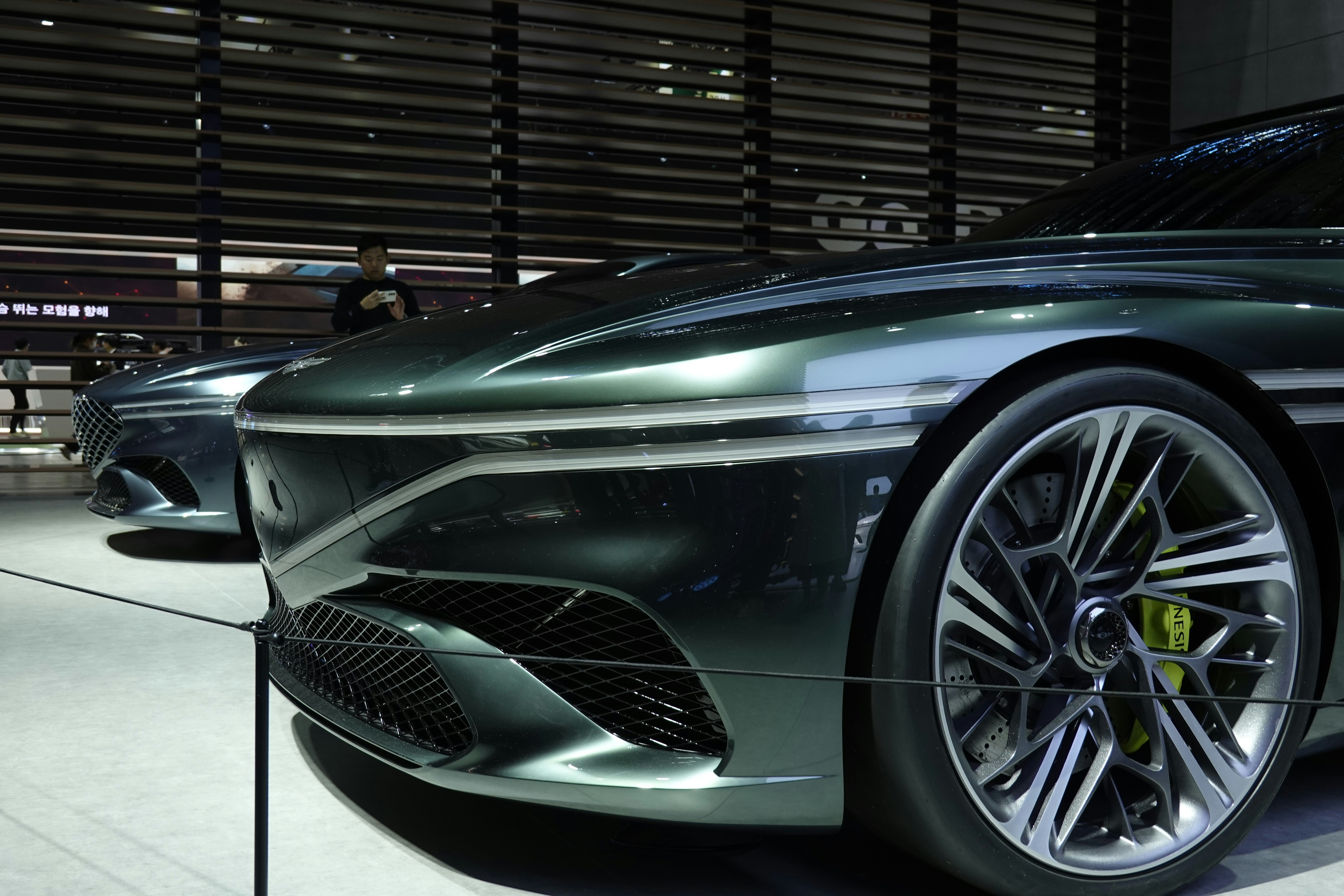 A close up of a car on display at a car show photo – Free Car Image on ...