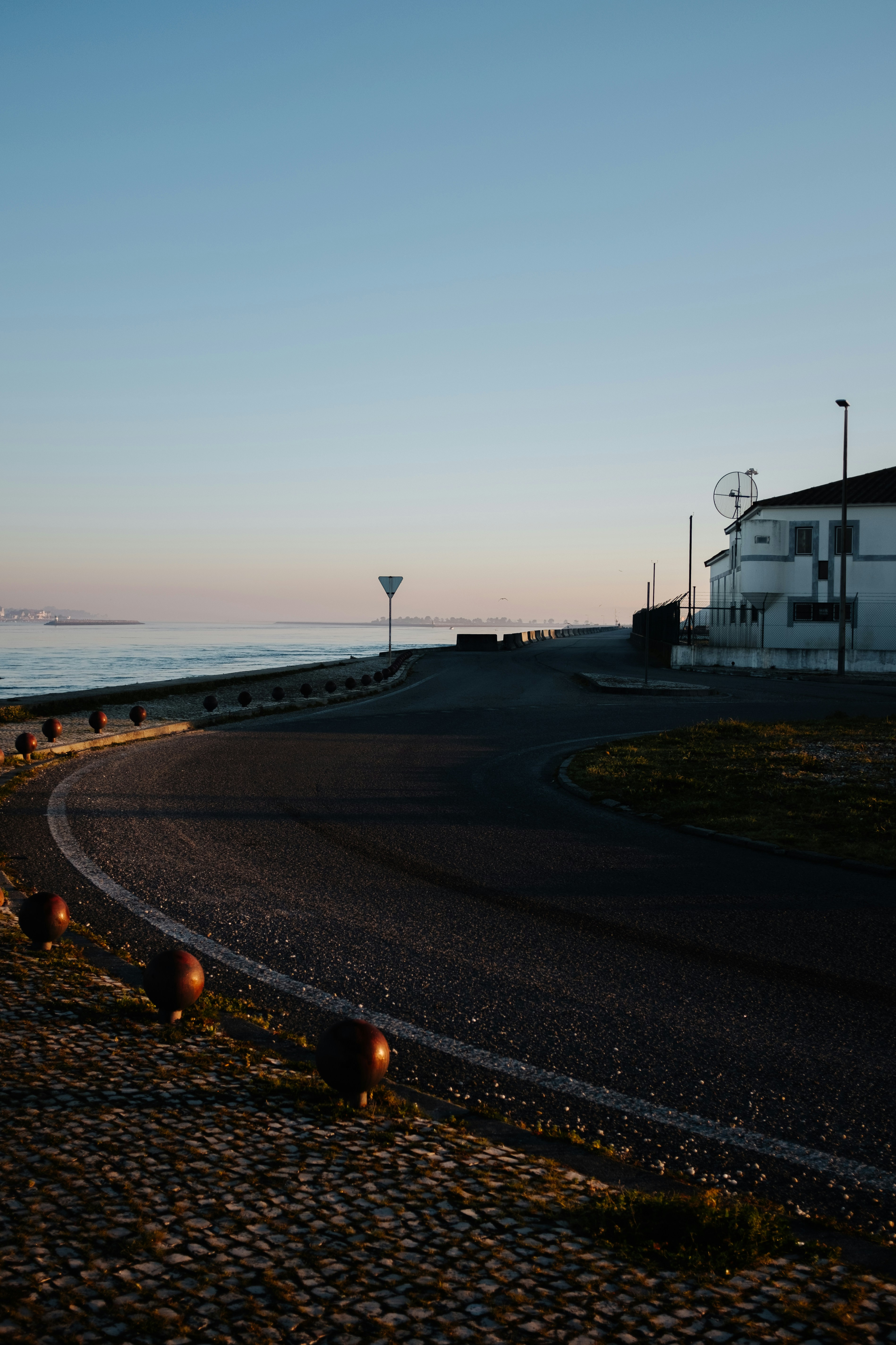 Seaside Road to a Quiet Horizon