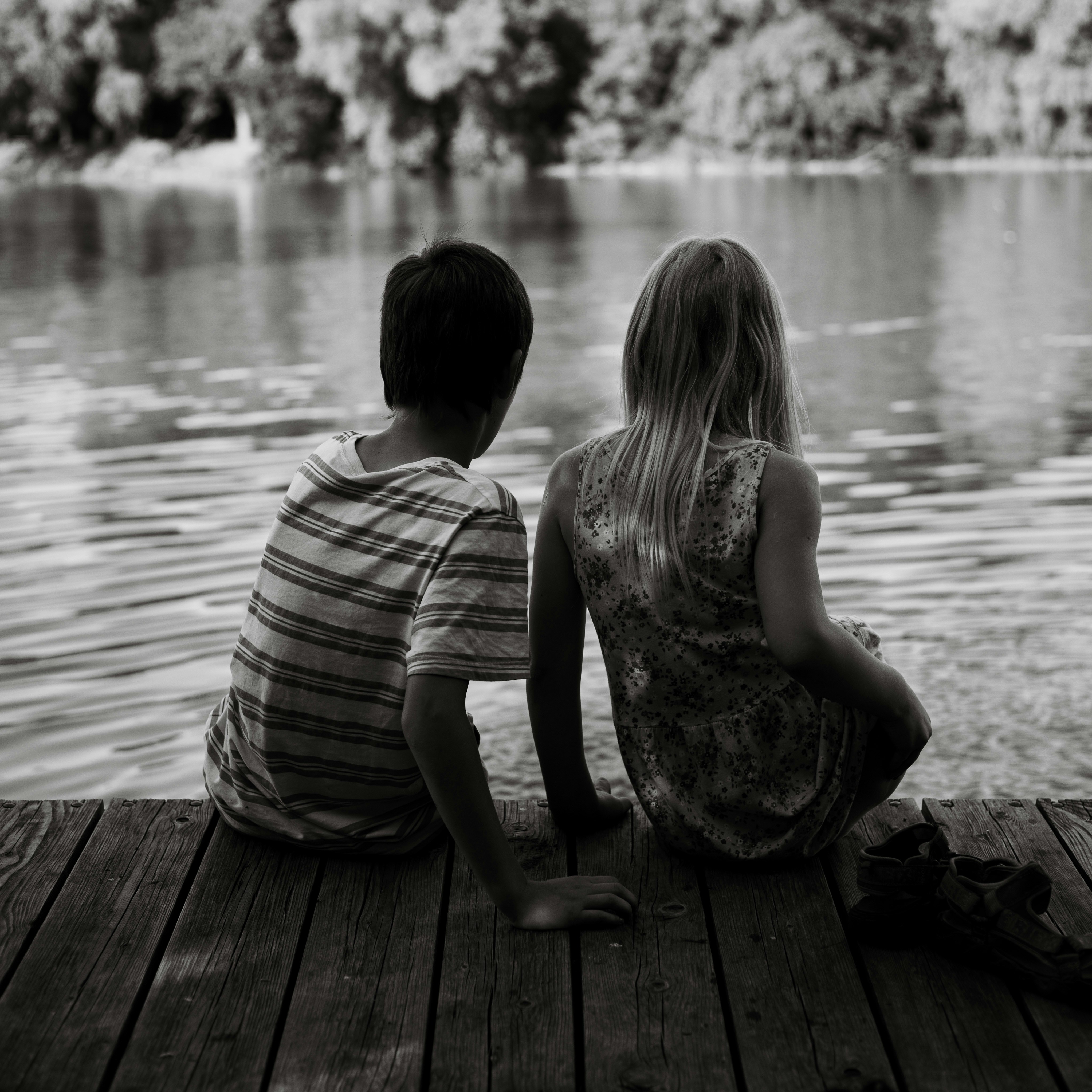 Quiet Companions by the Lake