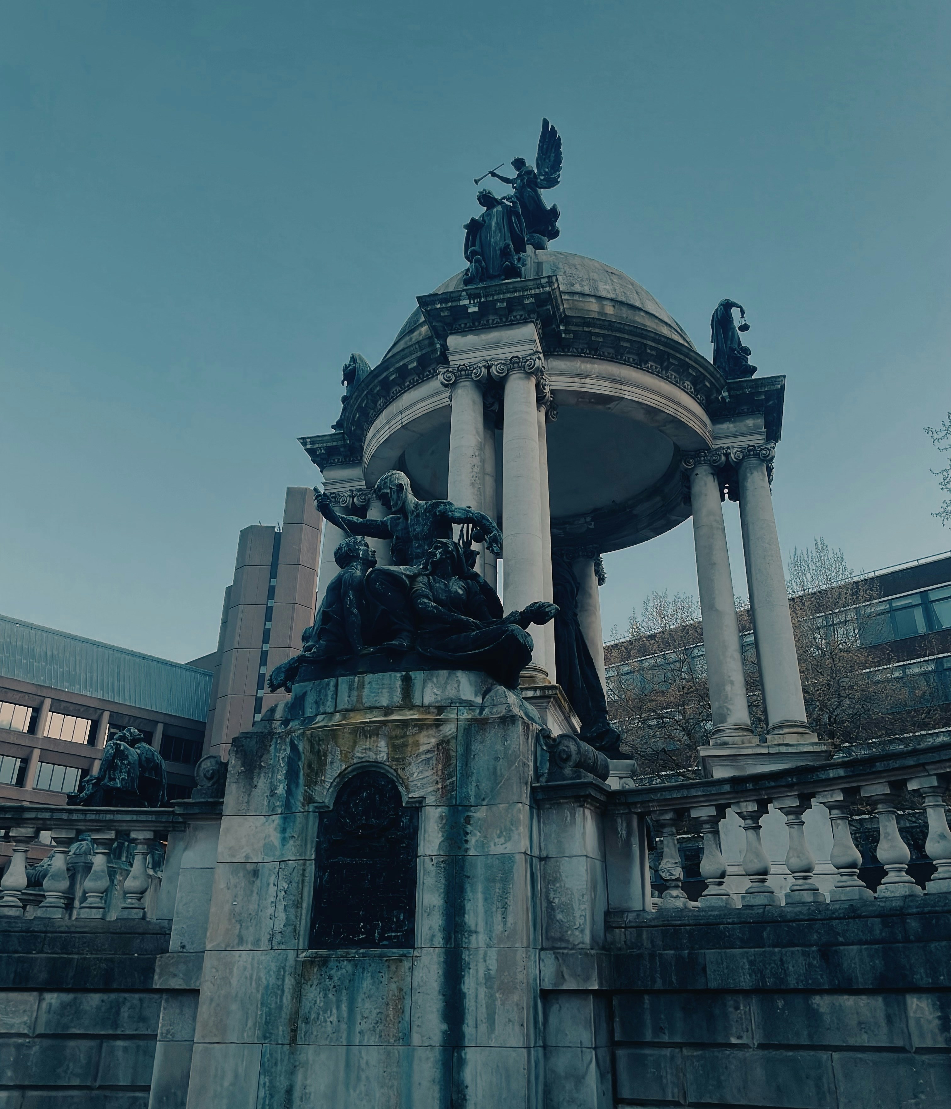 Equestrian Triumph: A Monumental Veil of Stone