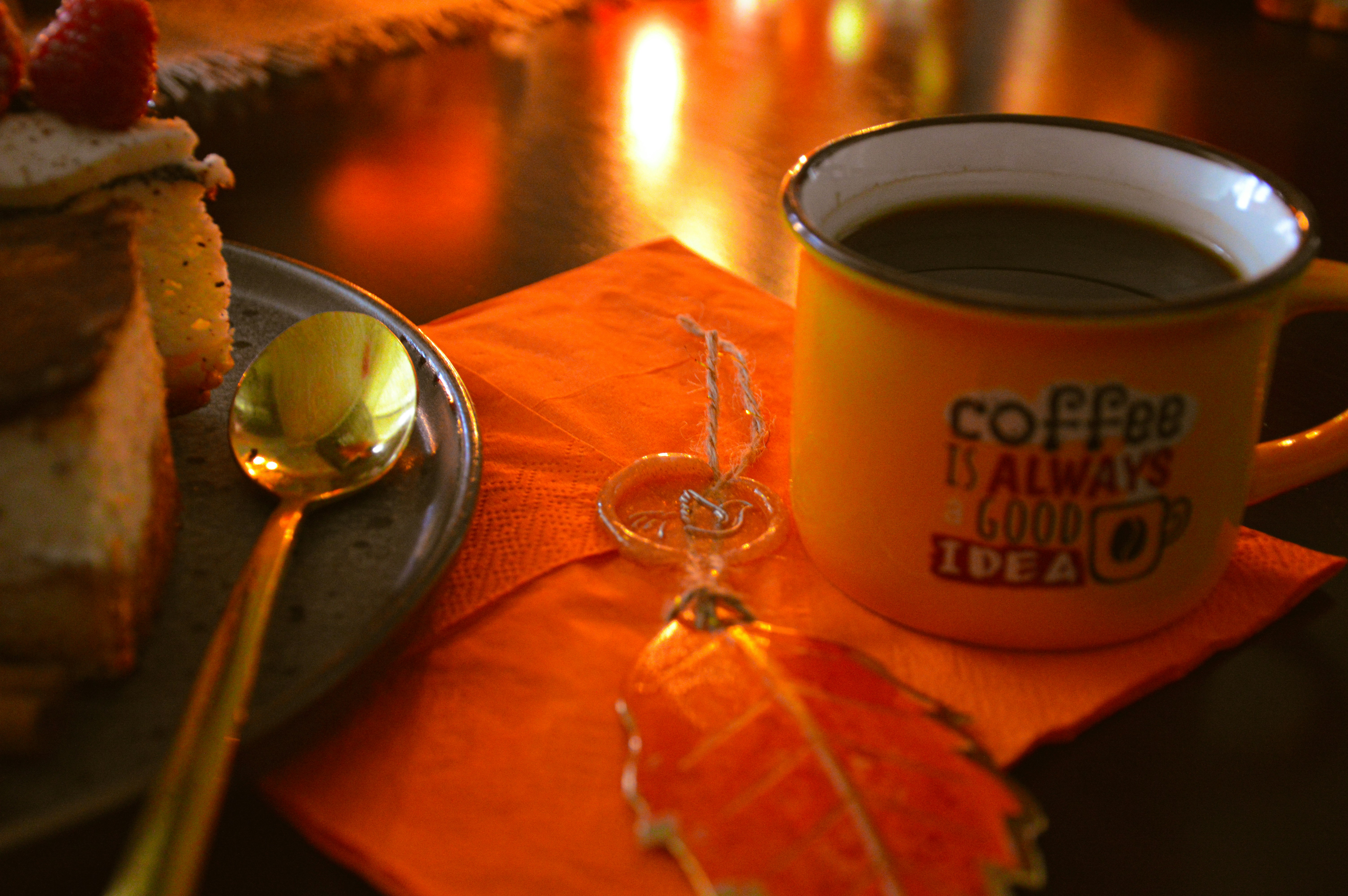 Steam and Sip: A Cozy Moment with Coffee and Cake