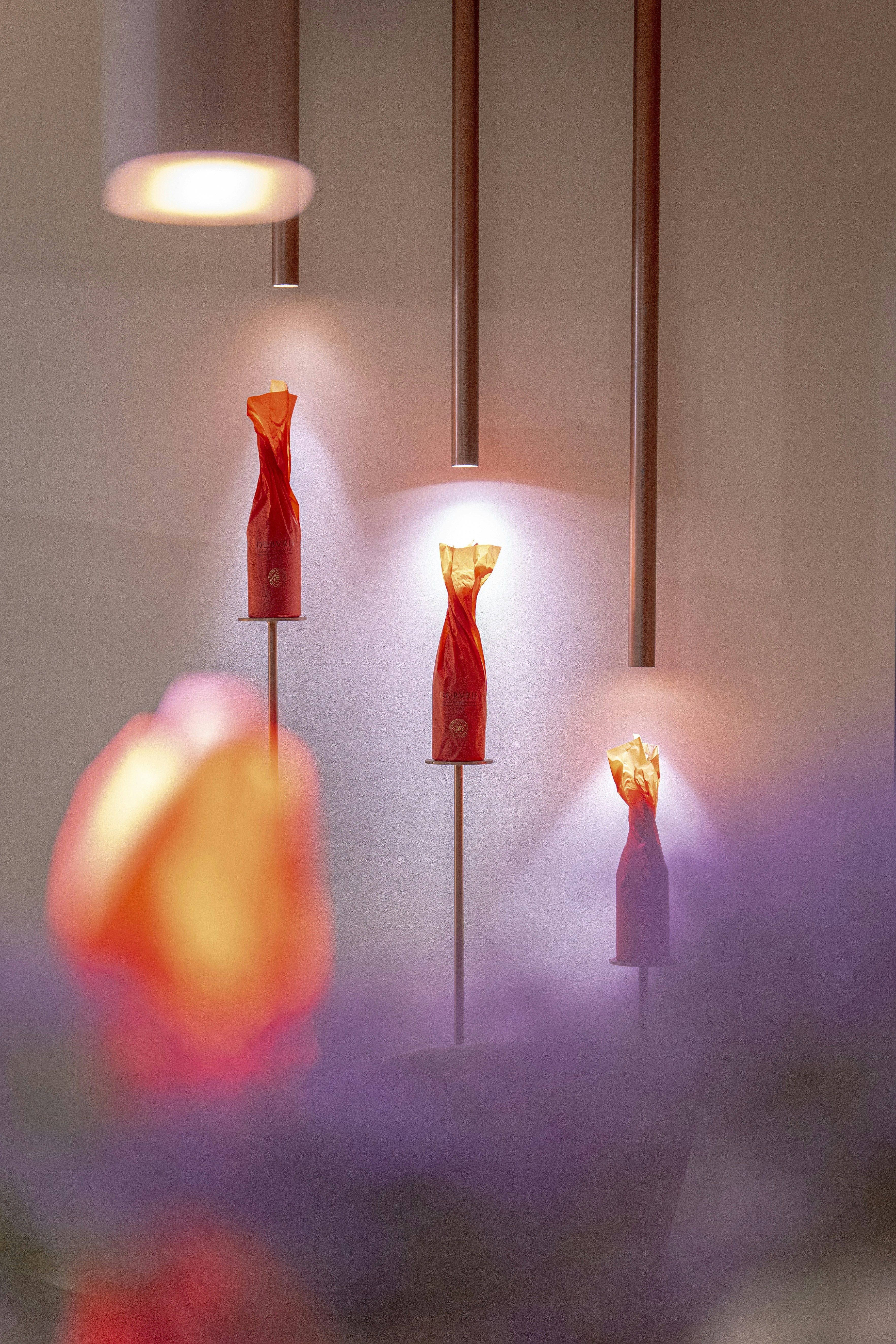 Crimson Candles on Tall Stems: A Quiet Ballet of Light