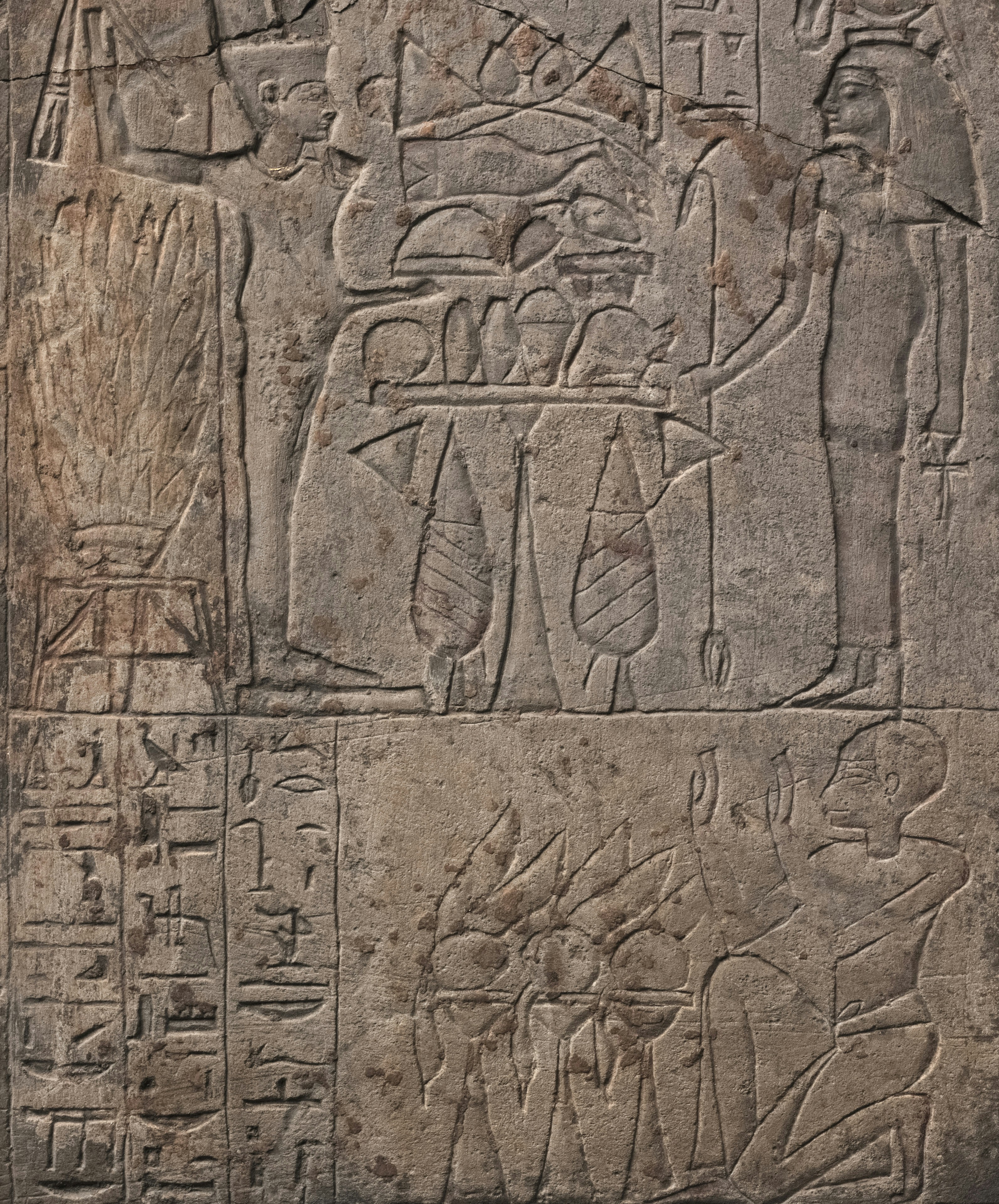 A large stone wall with egyptian writing on it photo – Free Limestone ...