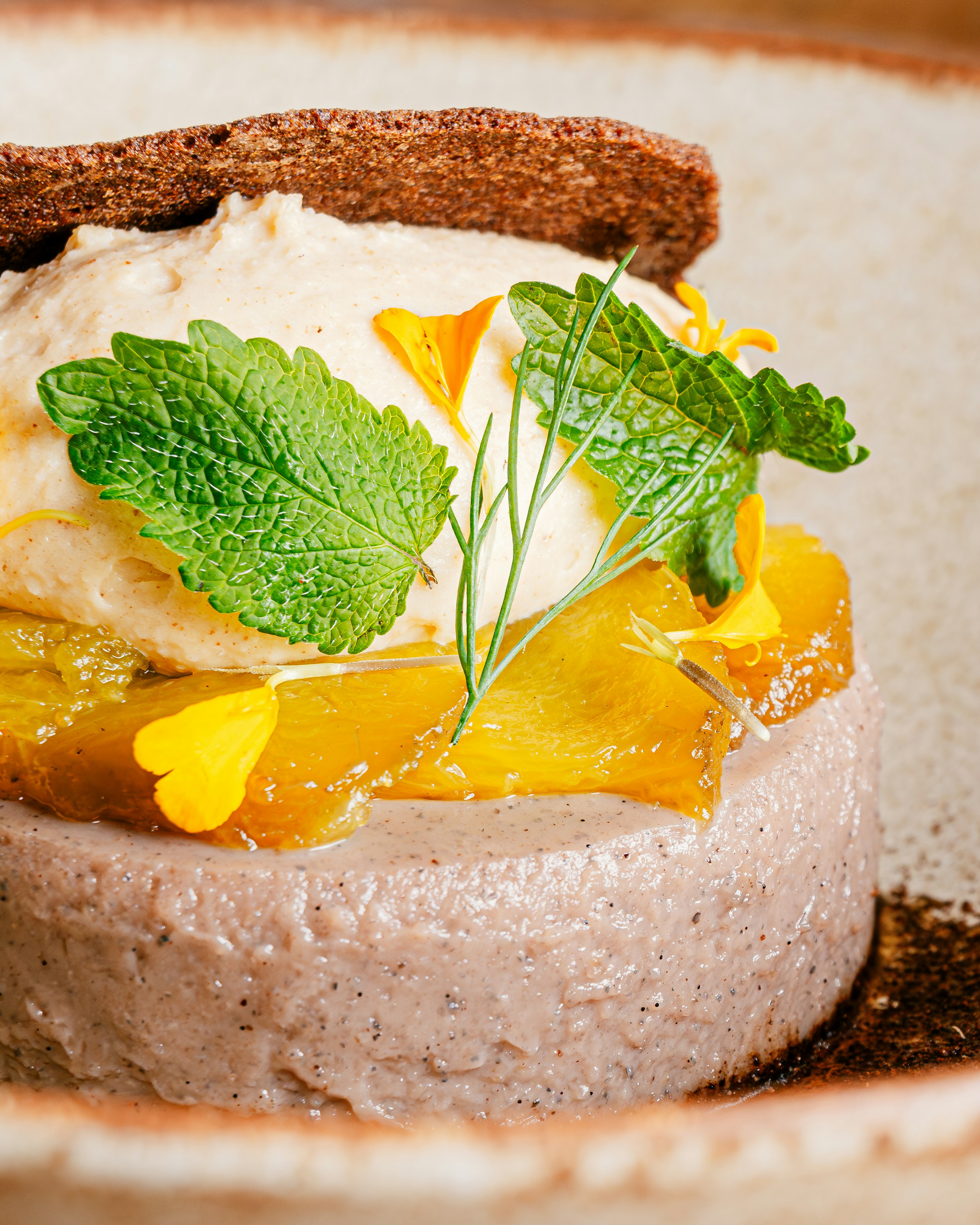 Savory Pistachio Mate with Citrus and Fresh Greens