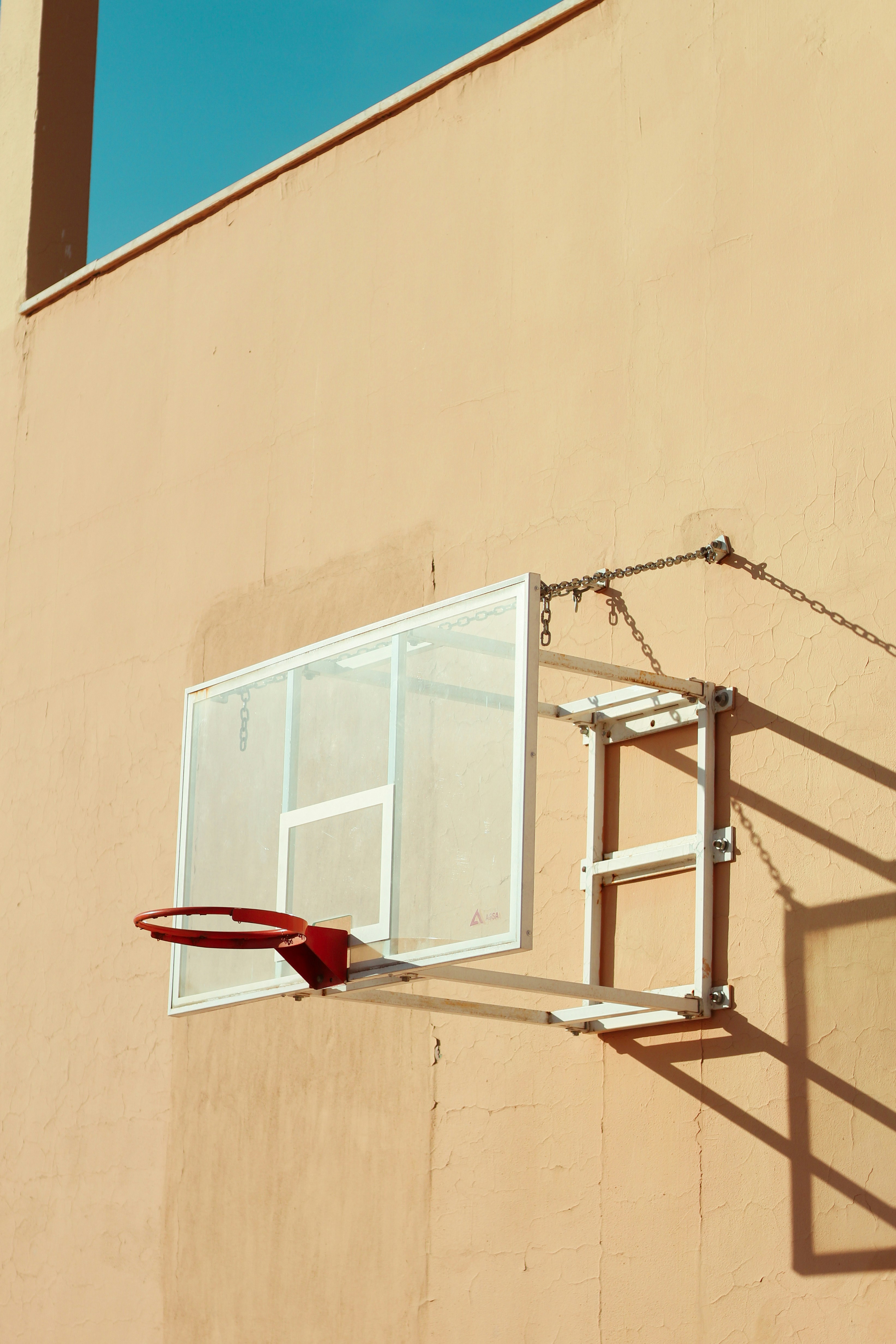Warm Wall Hoop in Afternoon Light