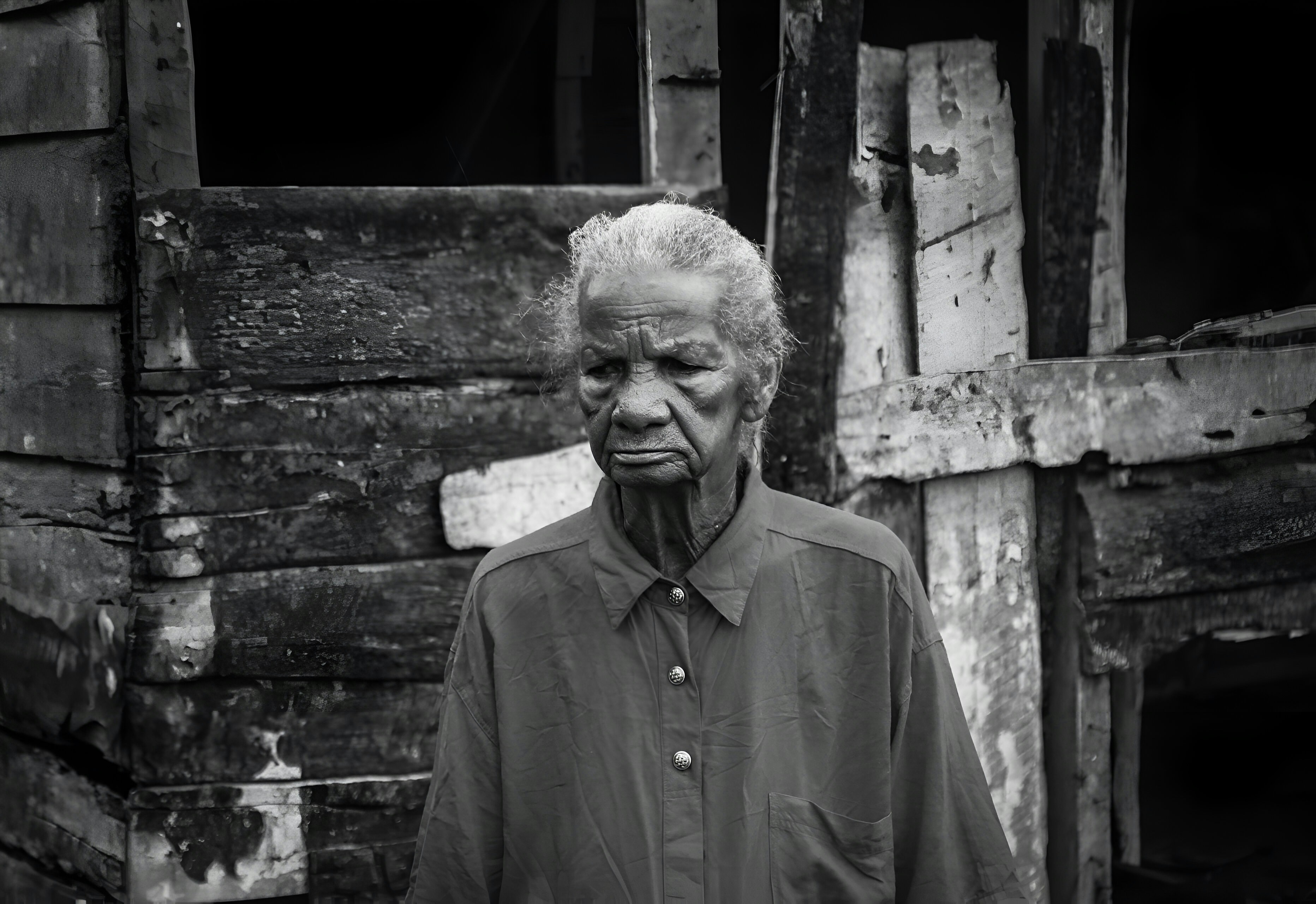 A black and white photo of an old man photo – Free República dominicana ...