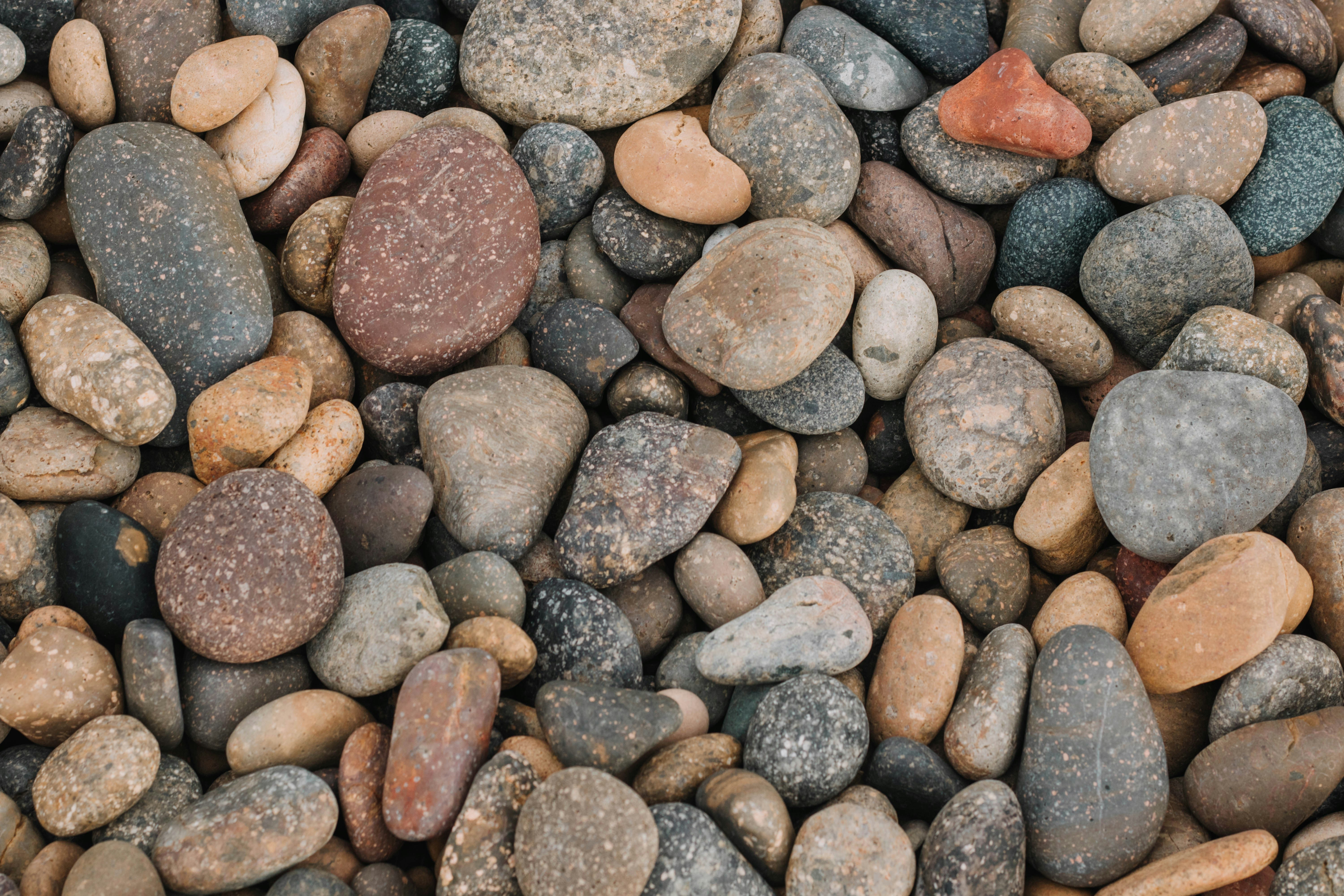 A close up of a bunch of rocks photo – Free Bãi đá bảy màu - cổ thạch ...