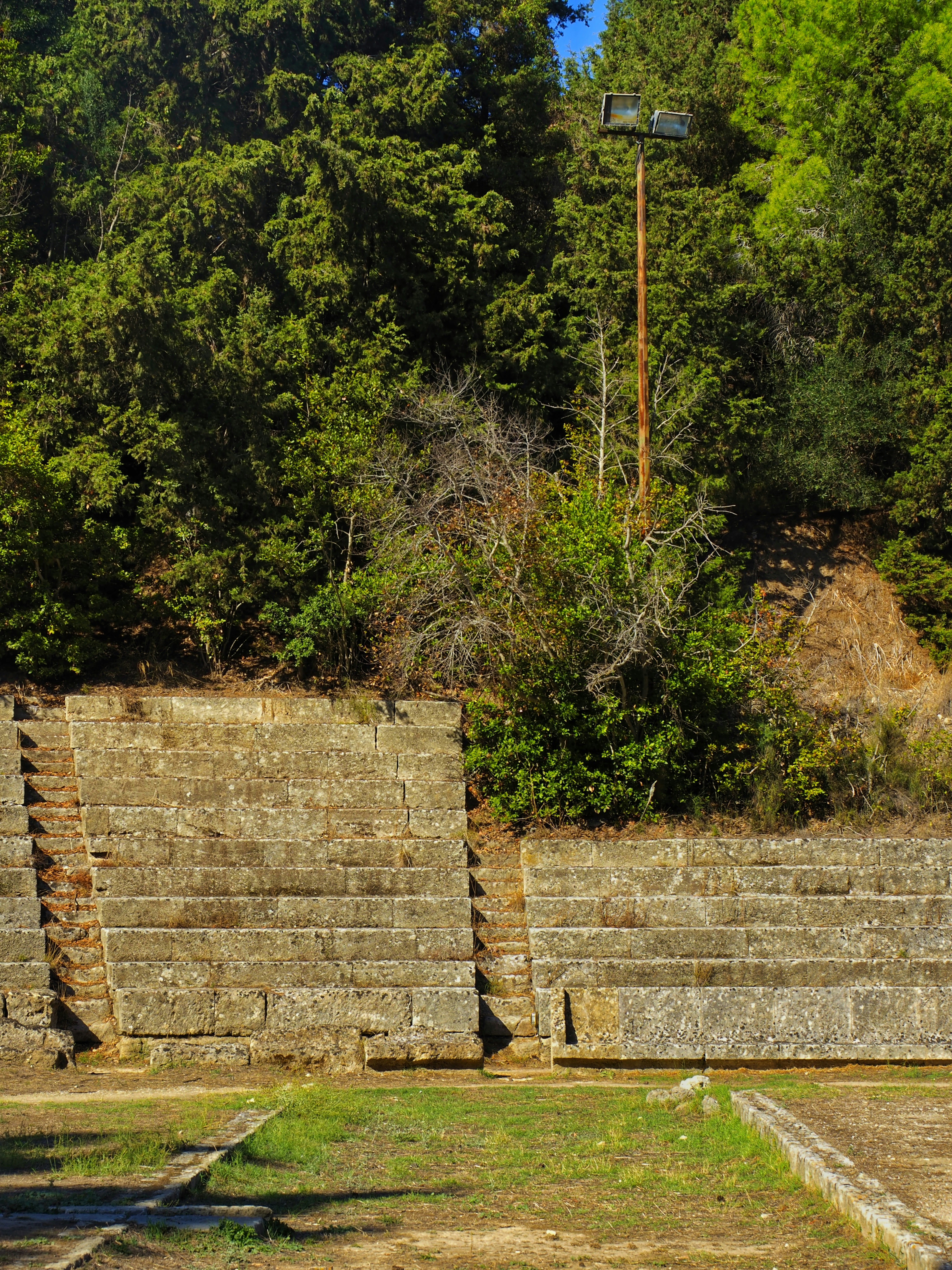 the remains of an ancient stadium