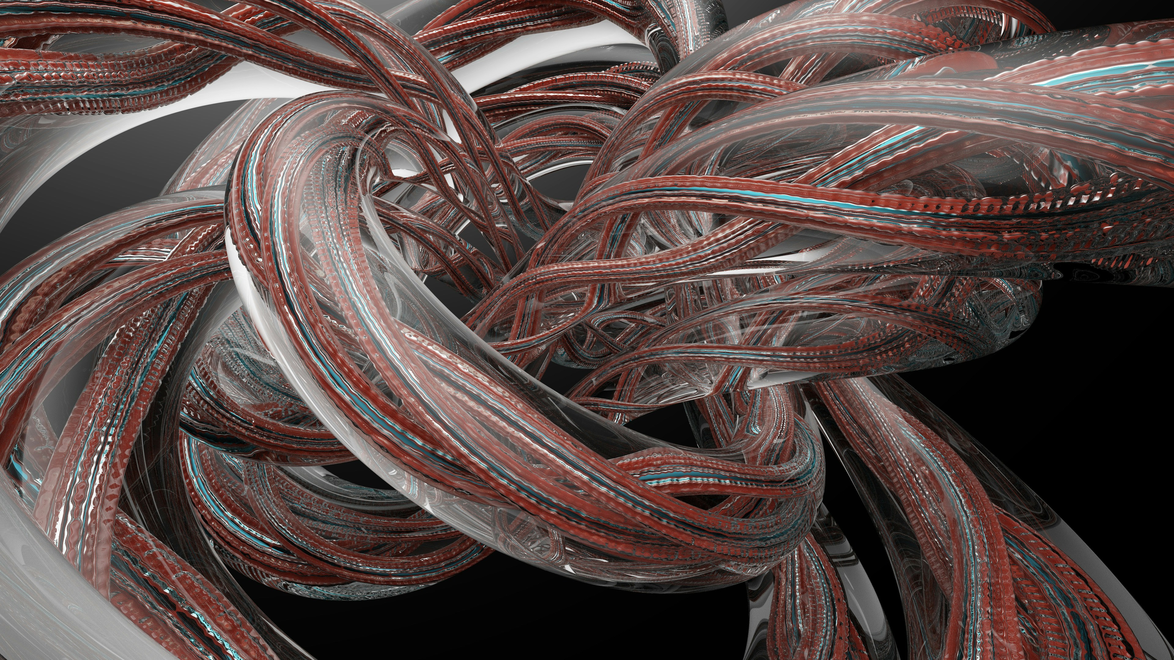 A bunch of wires that are connected together photo – Free 3d Image on ...