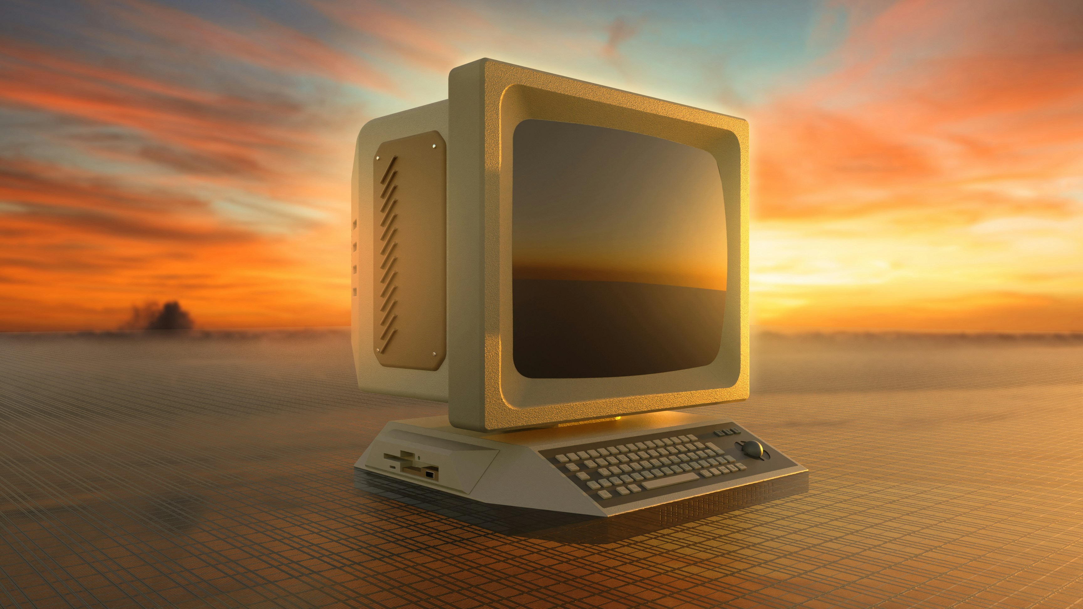 A computer that is sitting on a table photo – Free Waves Image on Unsplash