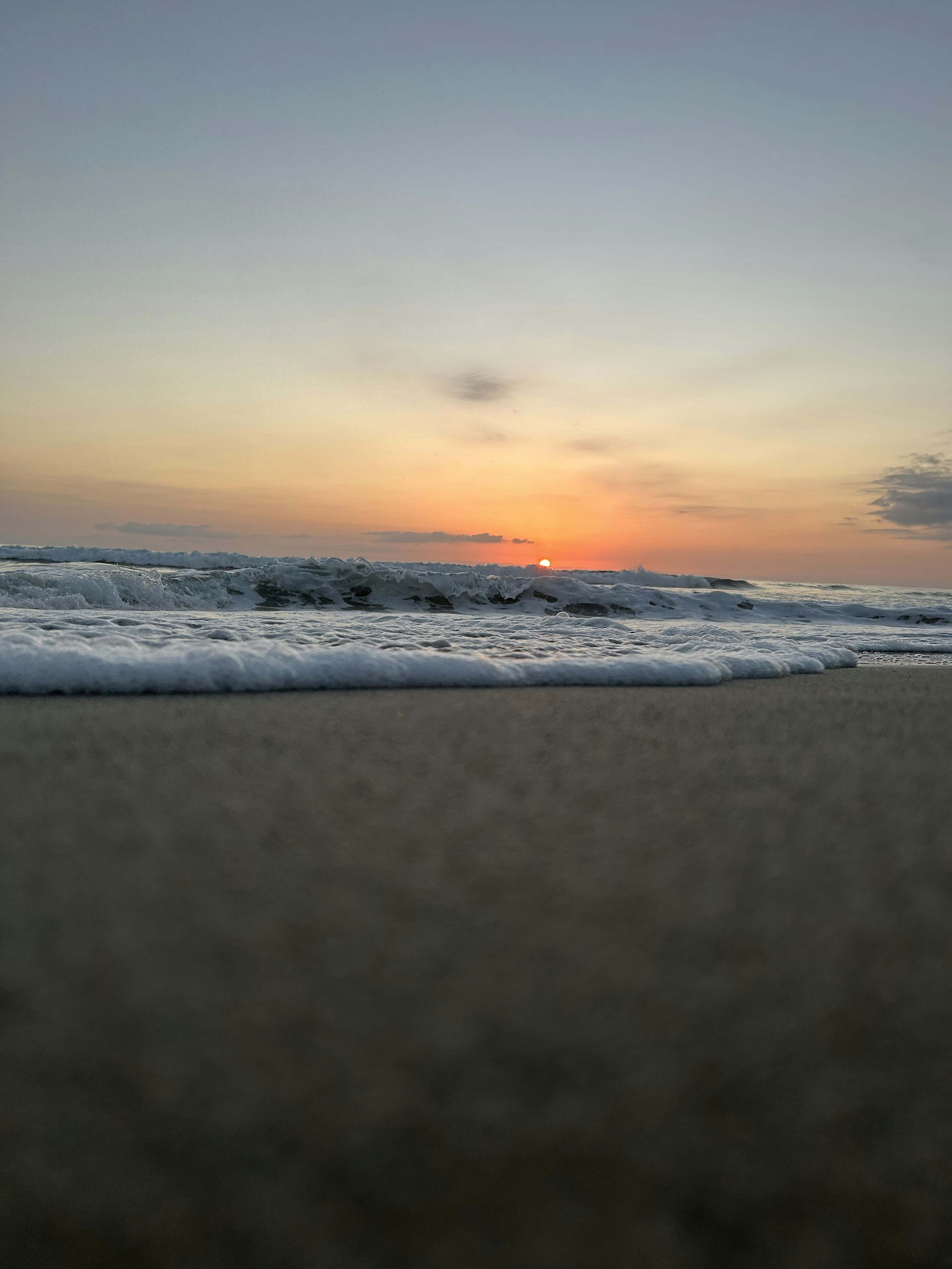 Sunset Crest on Quiet Shore