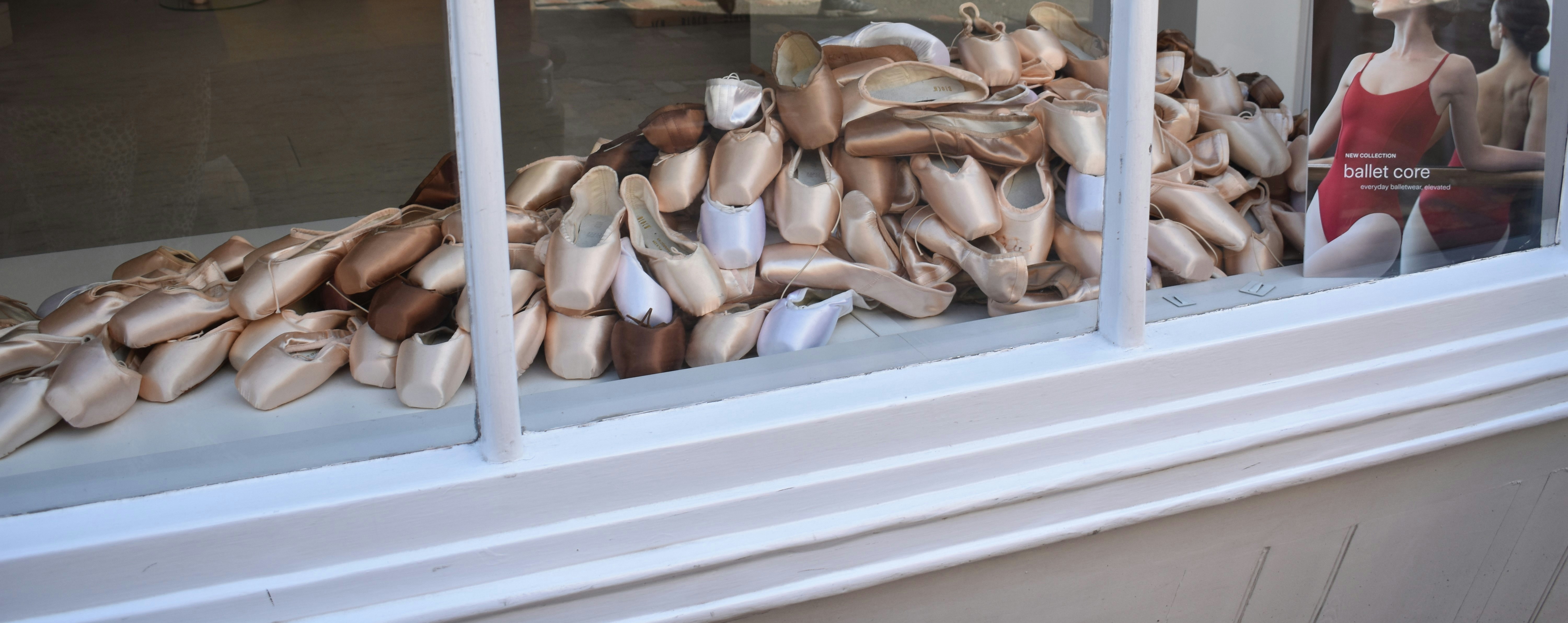 Pointe Shoe Window: A Quiet Ballet Reliquary
