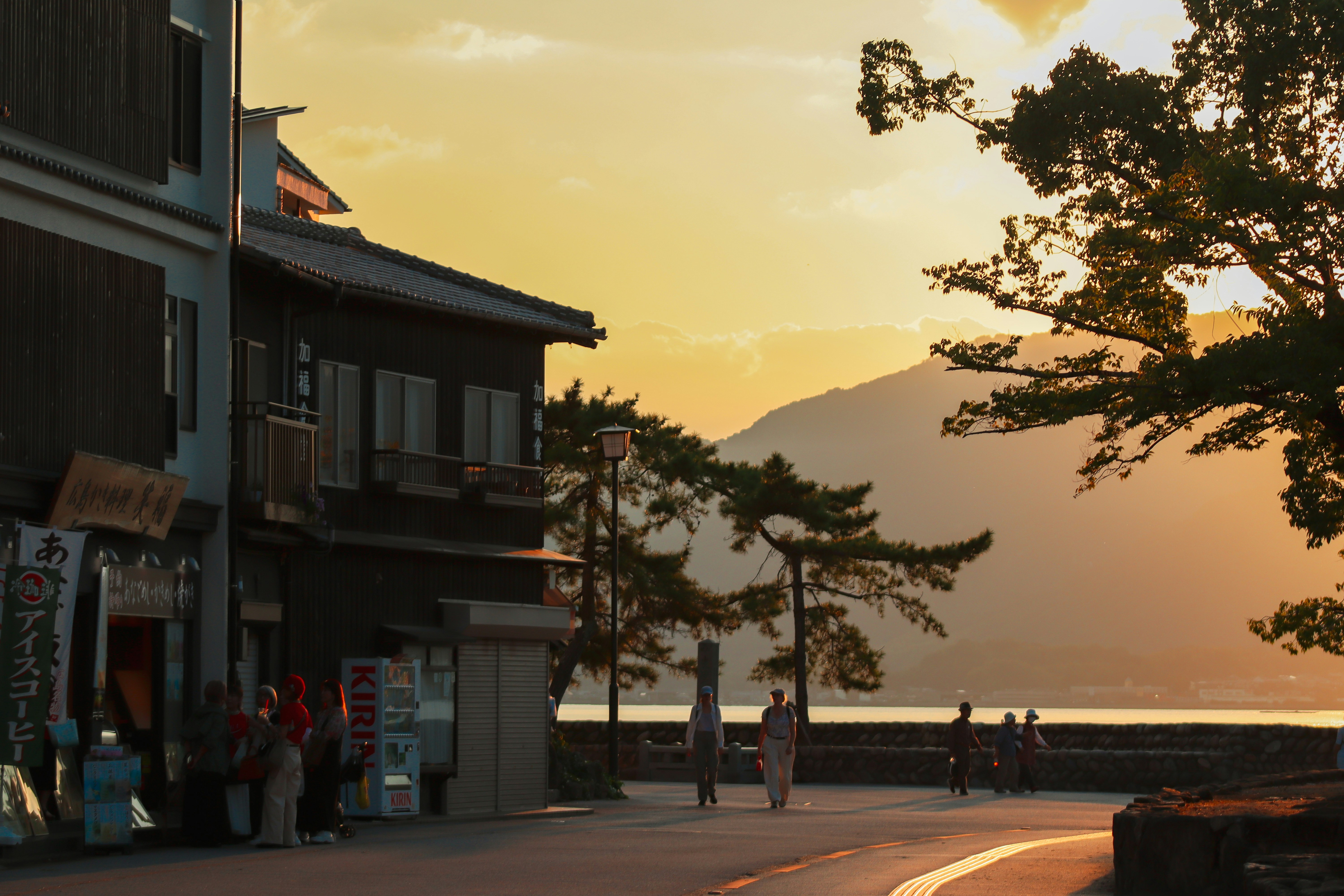 Sunset in Miyajima, 2023