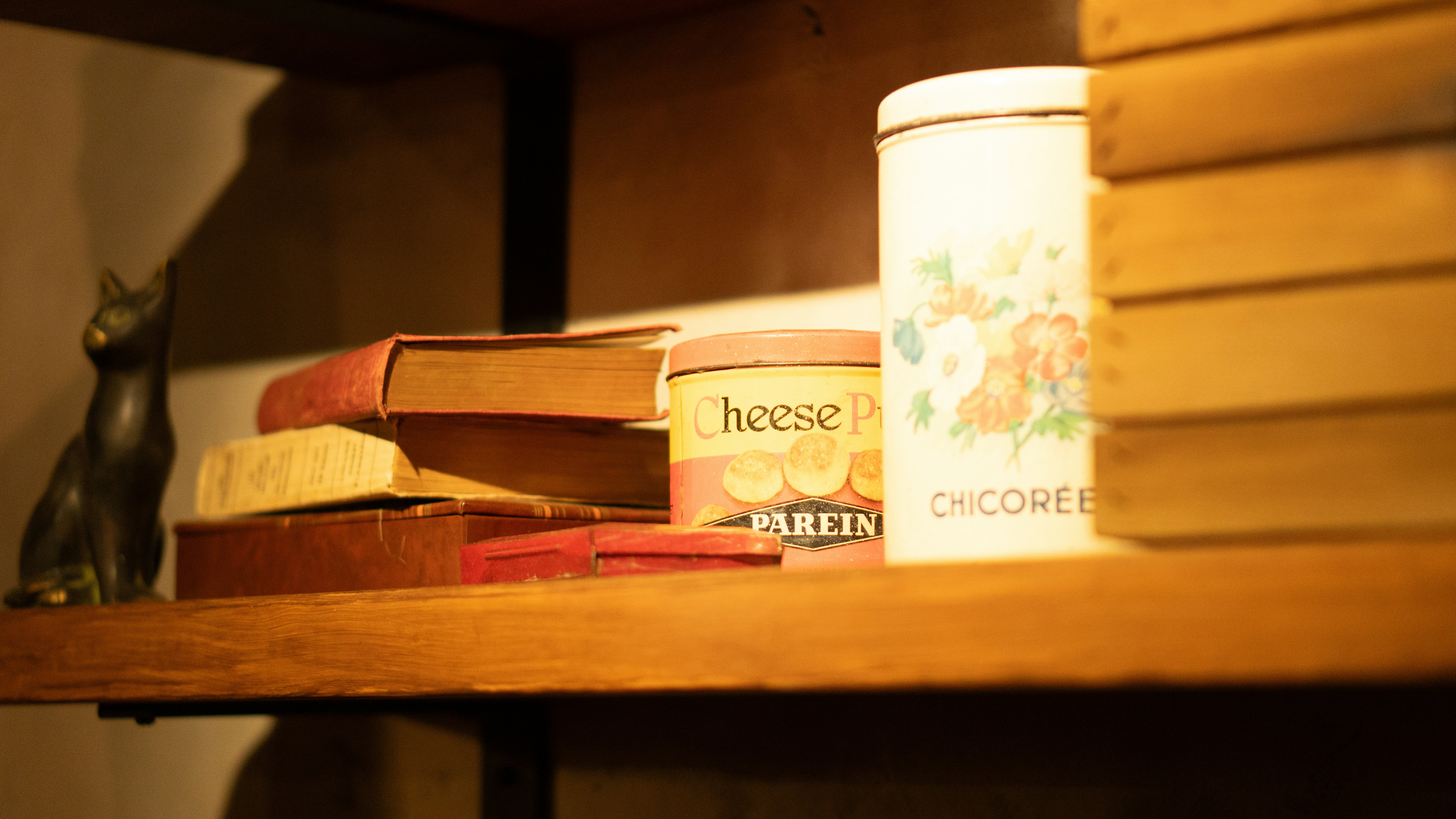 Shelf of Secrets: A Curated Corner with Cheese and Charm