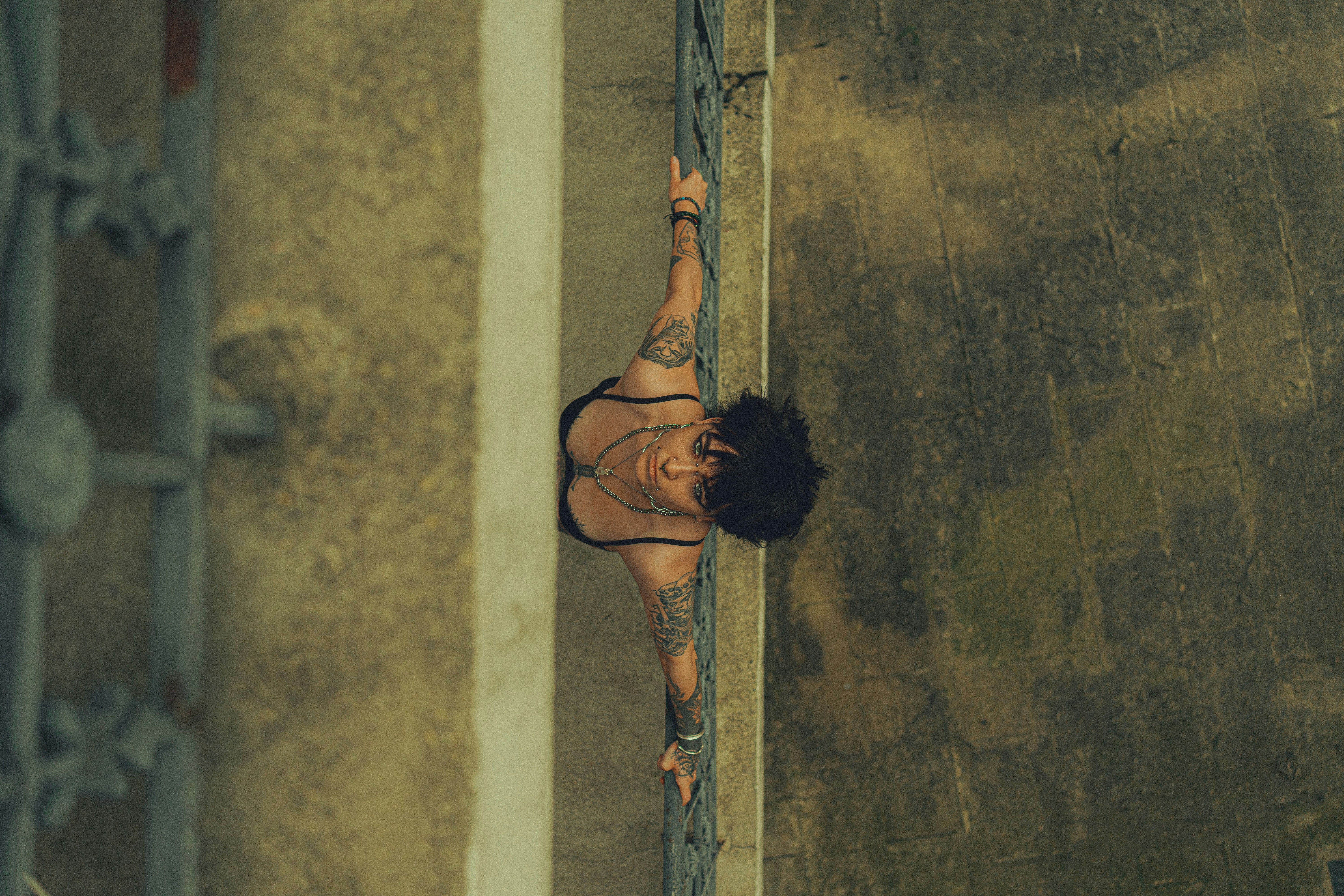 Edge of Access: Aerial Resolve on a Raised Concrete Spine