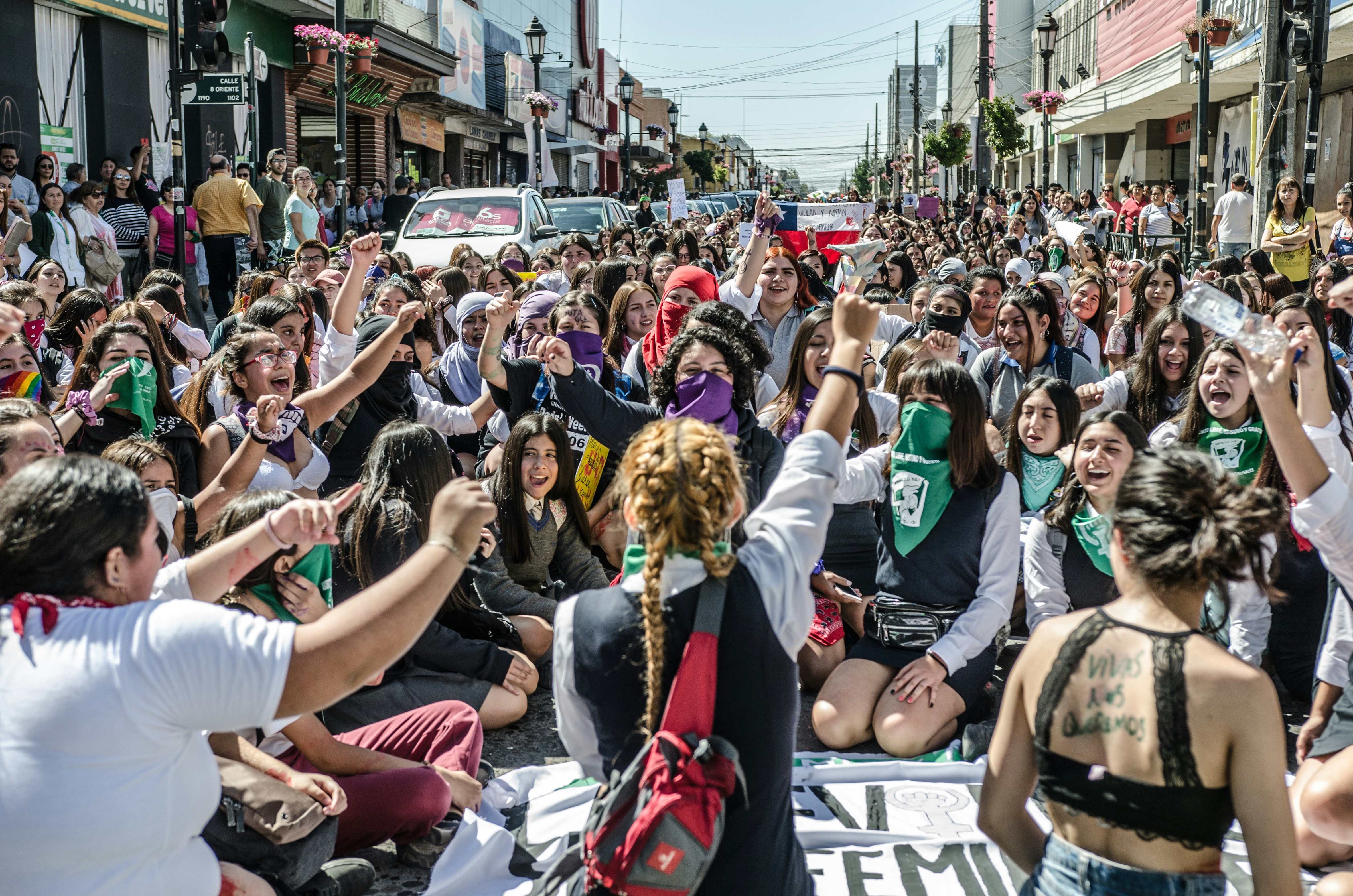 Crowd Surge: A Street Rally Converges for a Unified Voice