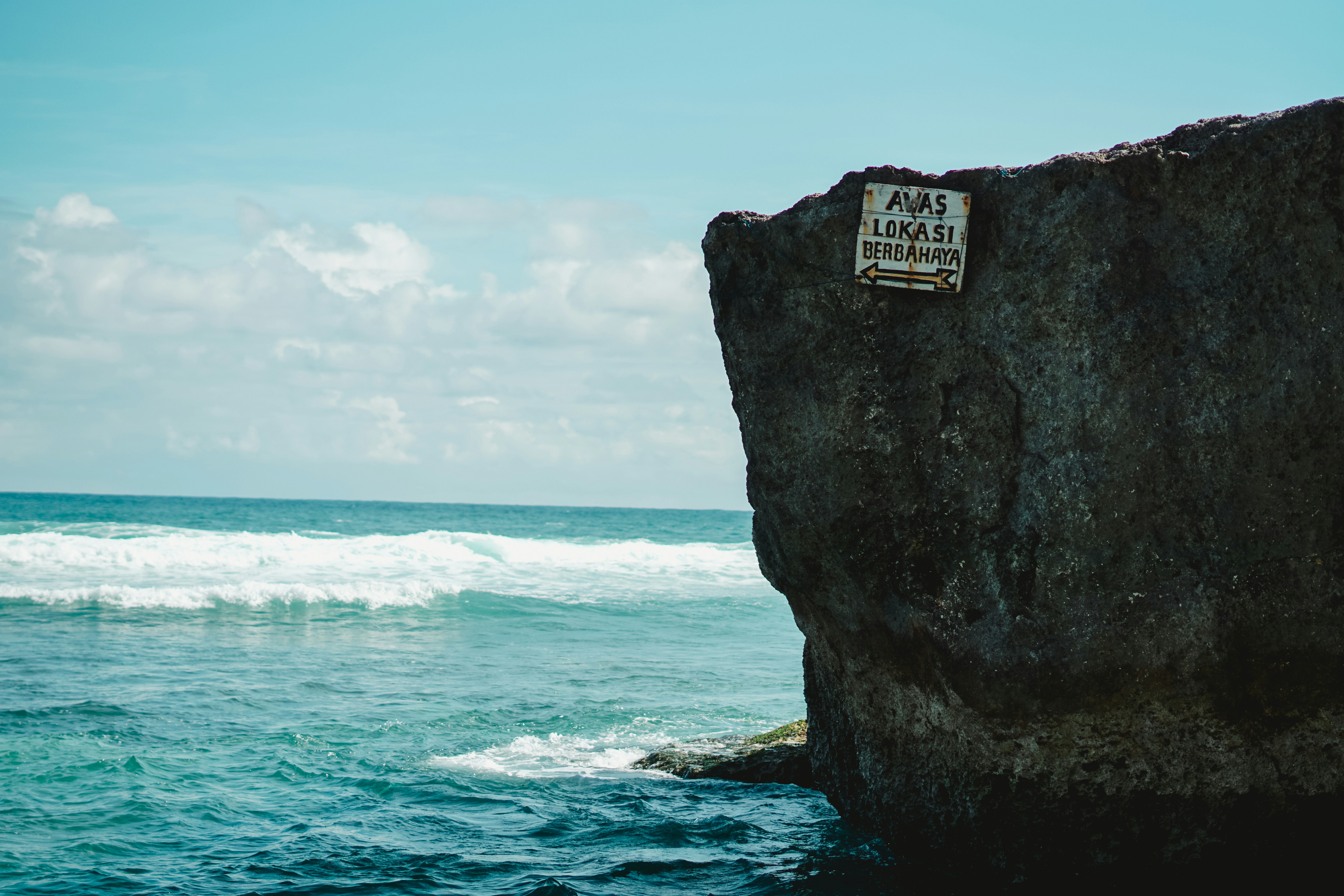 Seaside Signage Claimed by Cliff Edge