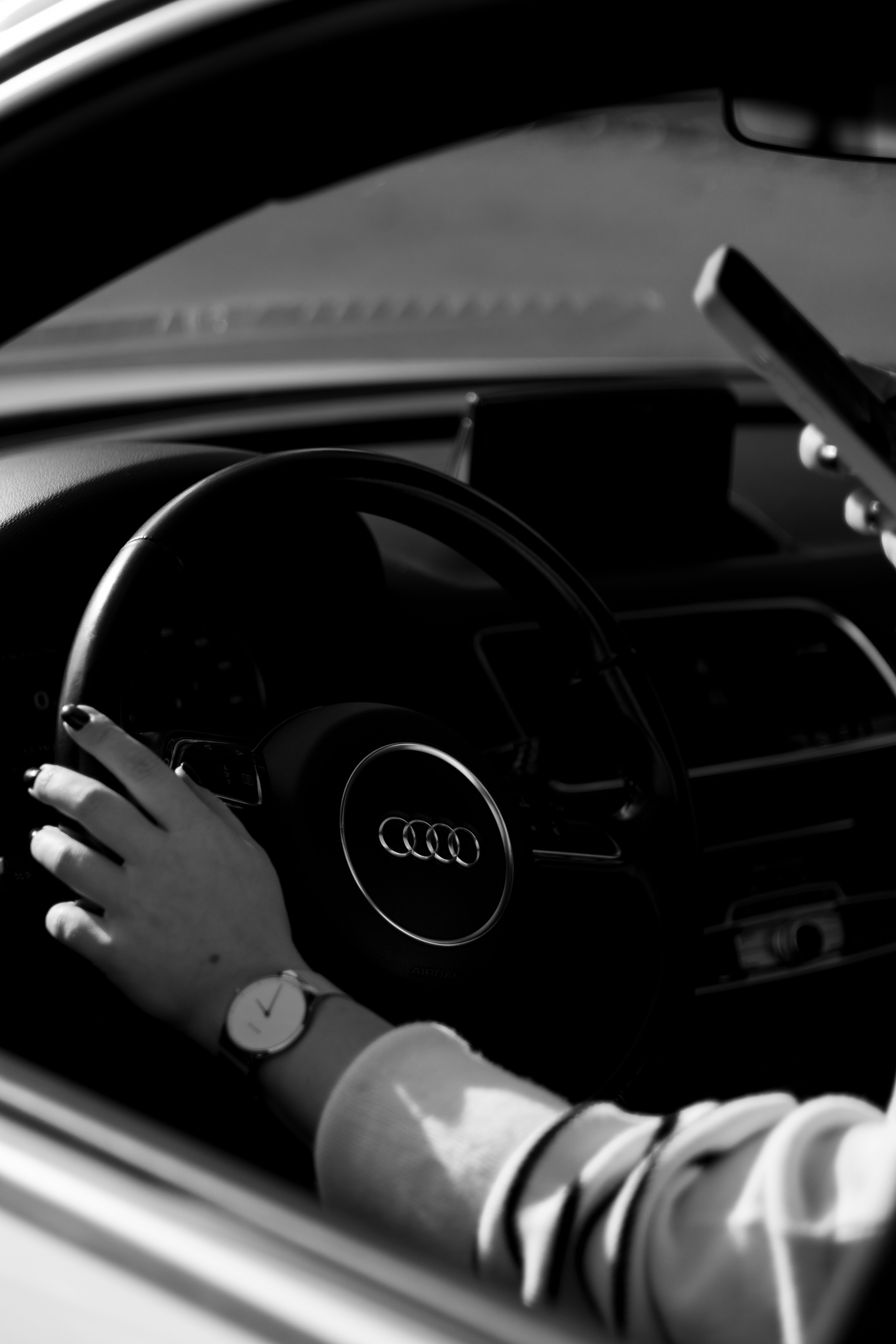 Steering Focus: Hands on the Audi Steering Wheel