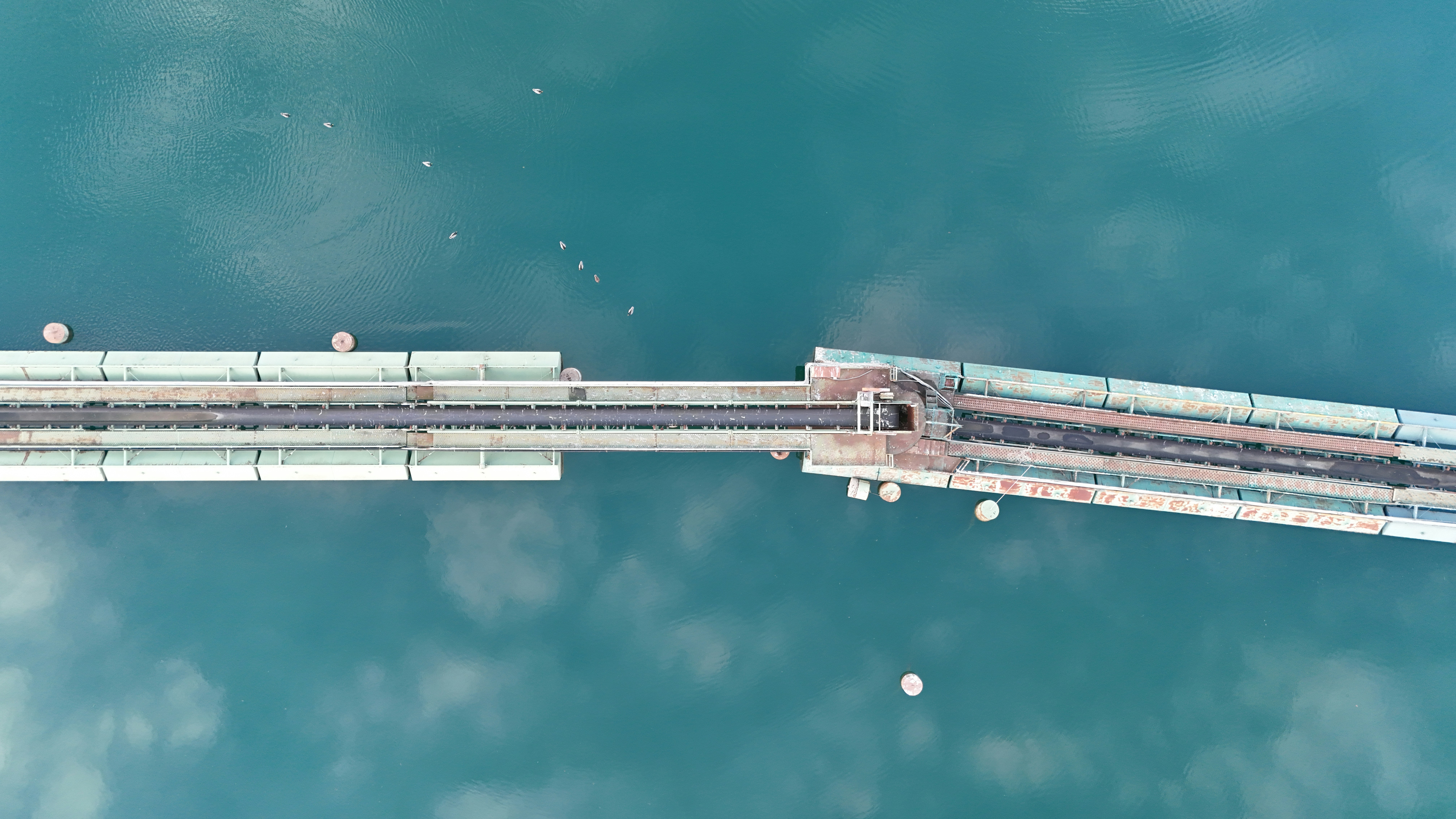 Bridge Threading Over Turquoise Quiet