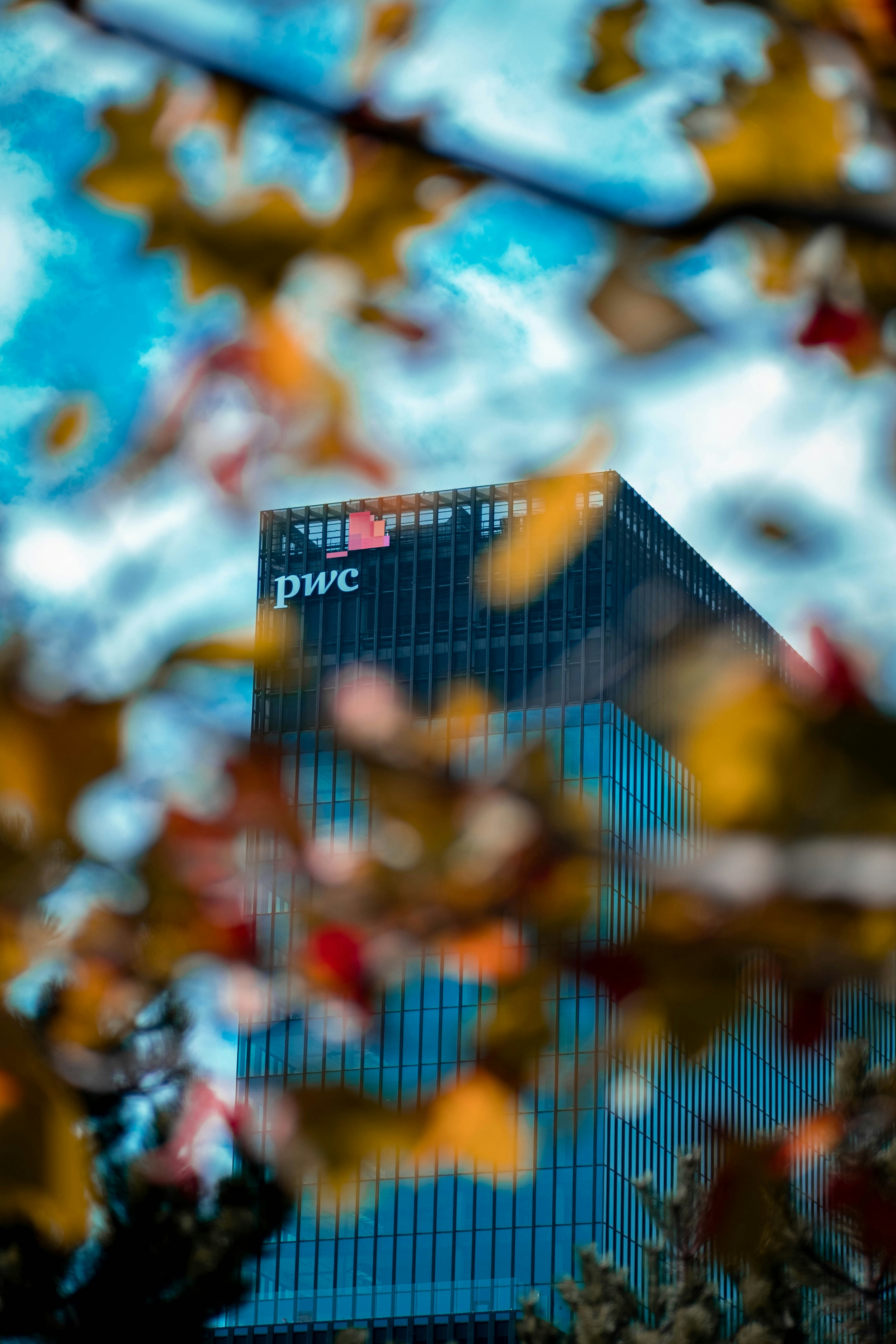 Autumn Veil Framing PwC Tower