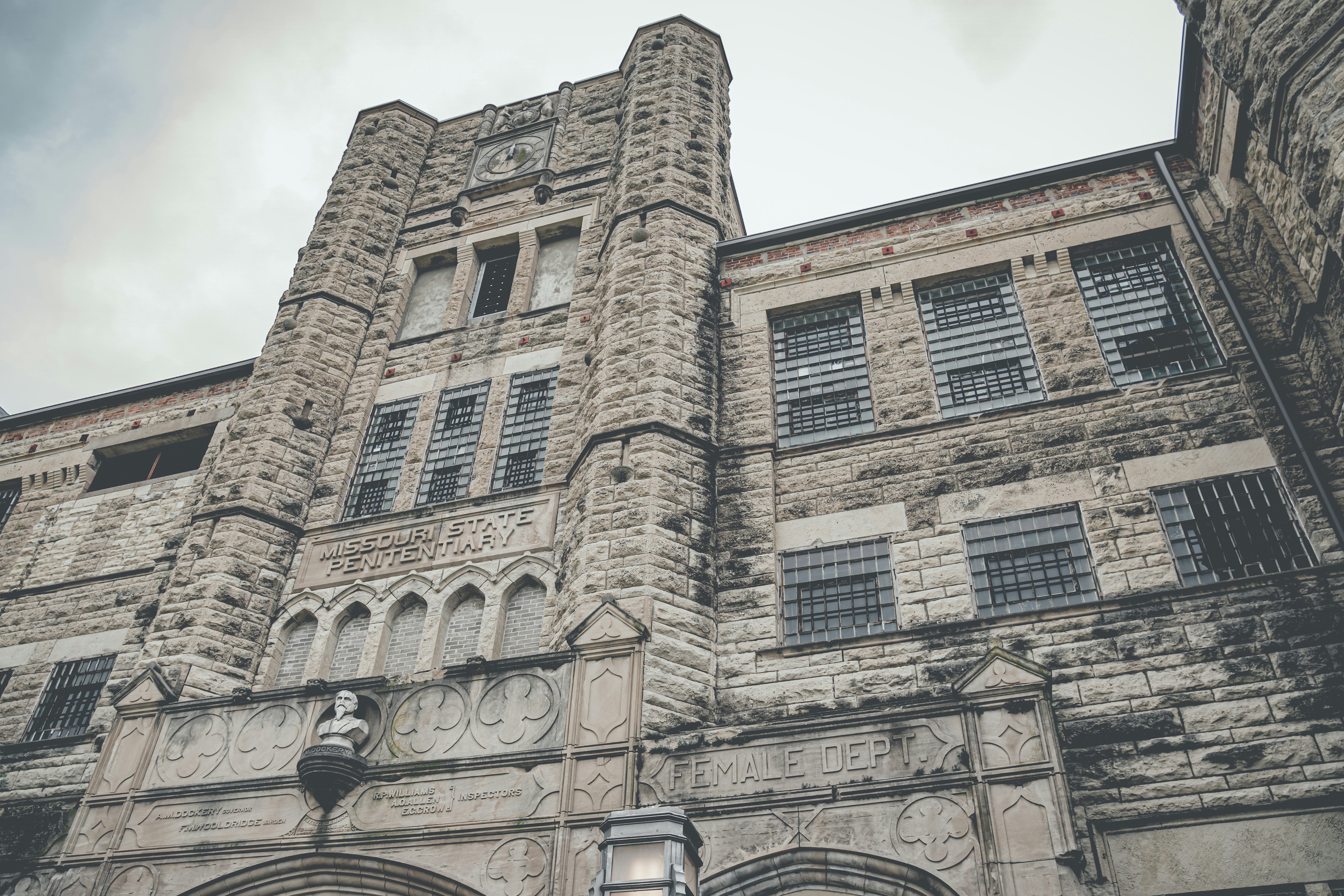 Gothic Facade in Weathered Stone