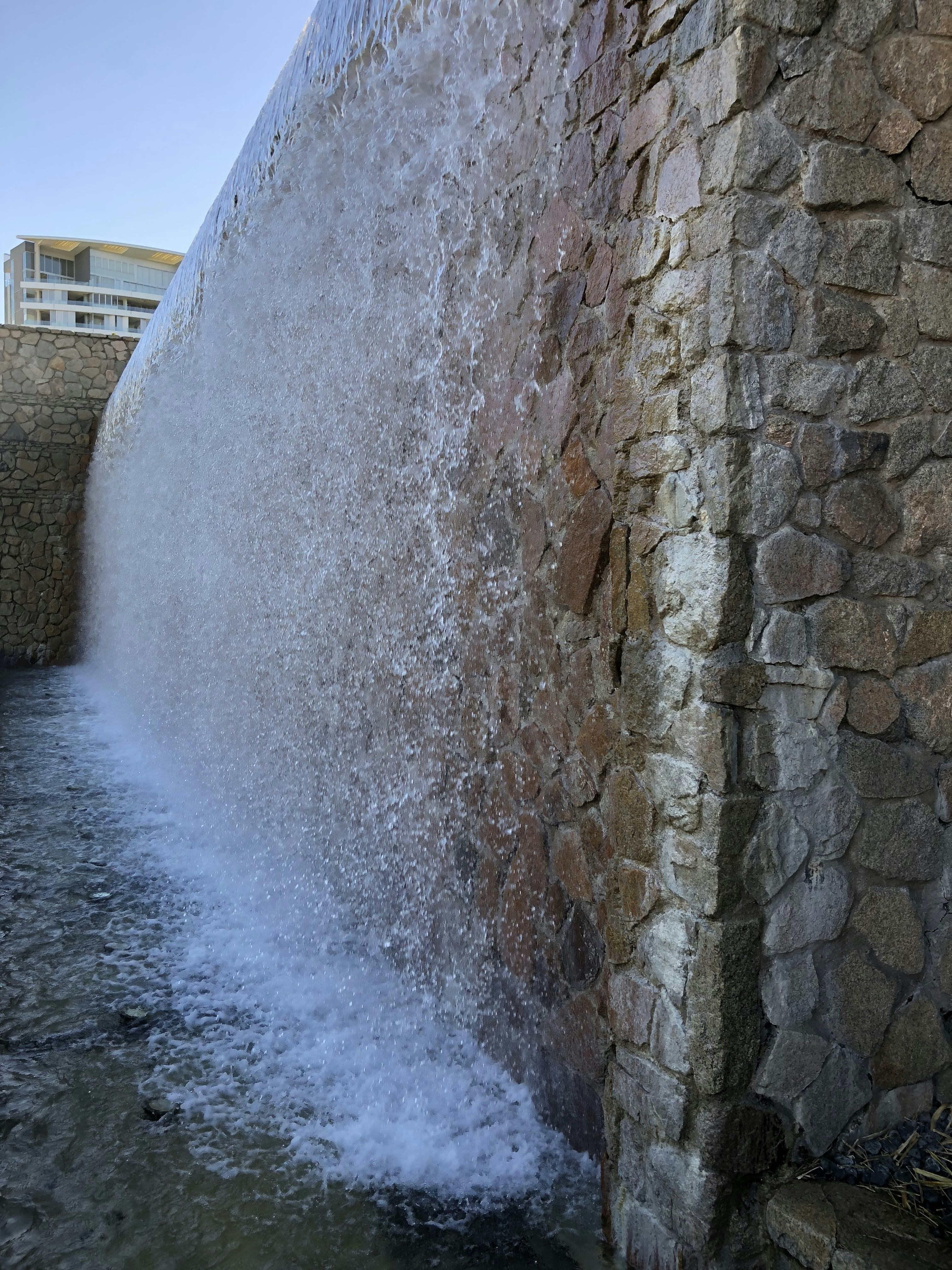 Stone Curtain Over the Riverside Wall