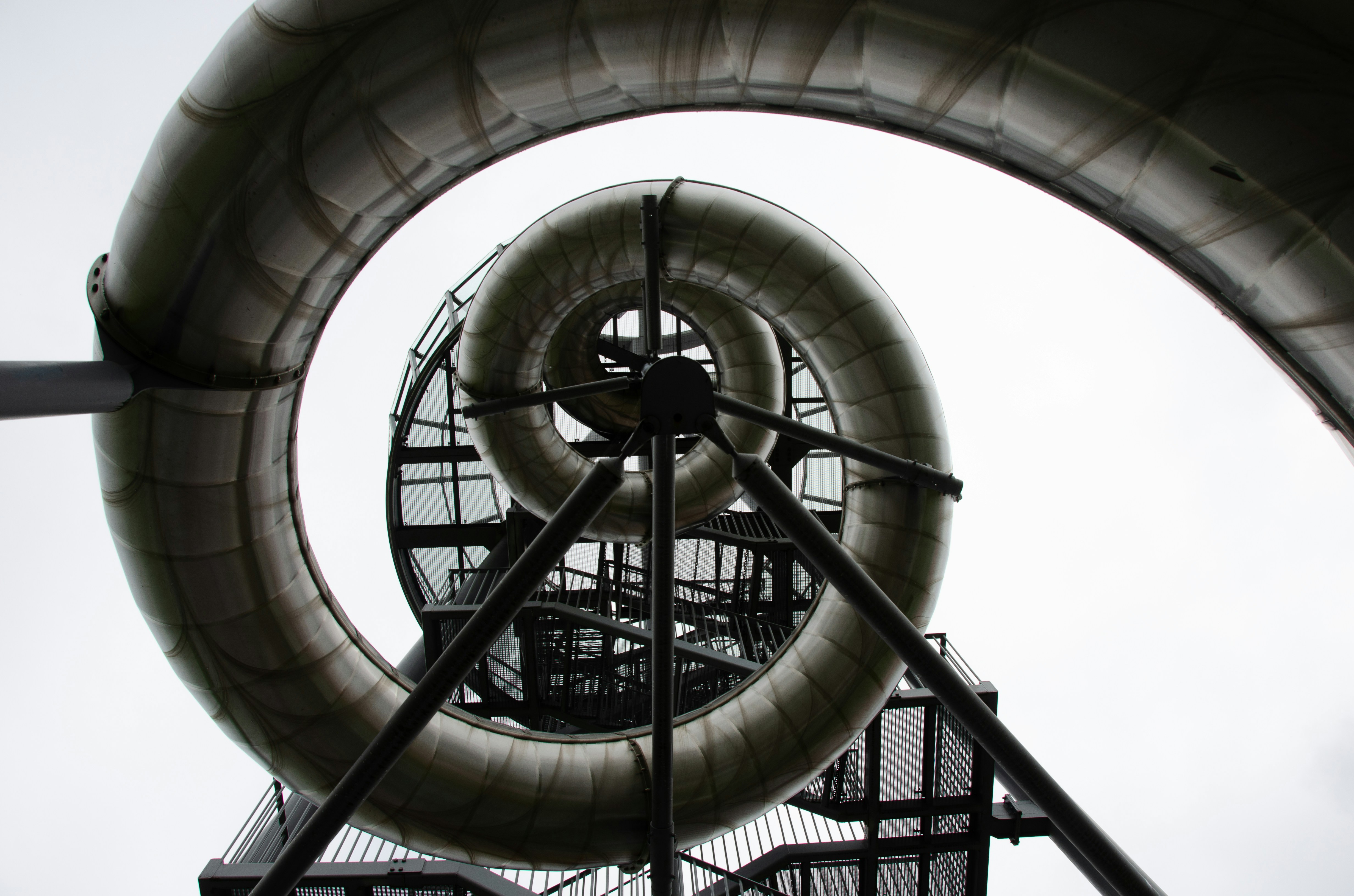 Concentric Helix: A Climb Through Steel Rings