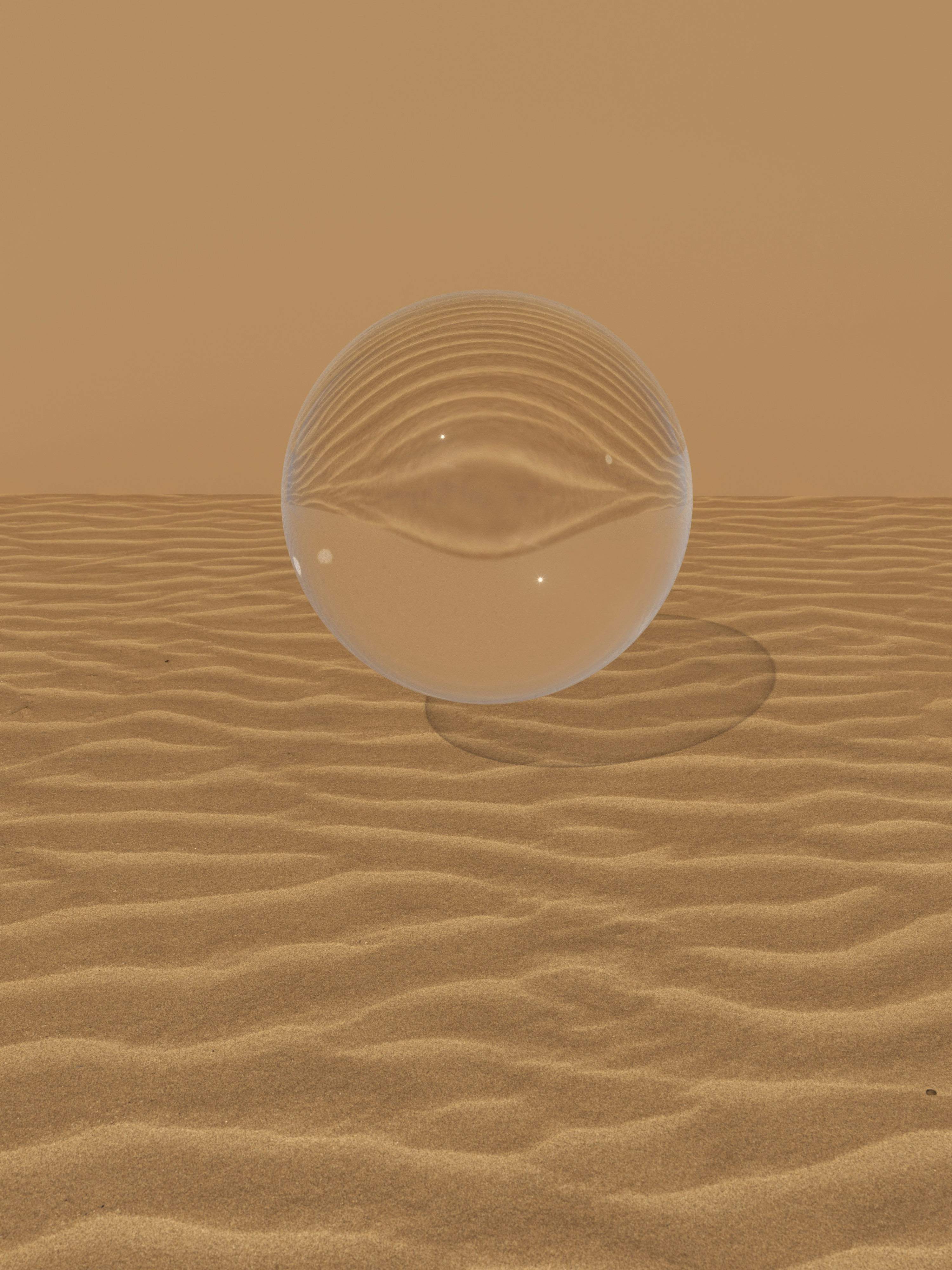 A bubble floating in the air over sand photo – Free Earth Image on Unsplash