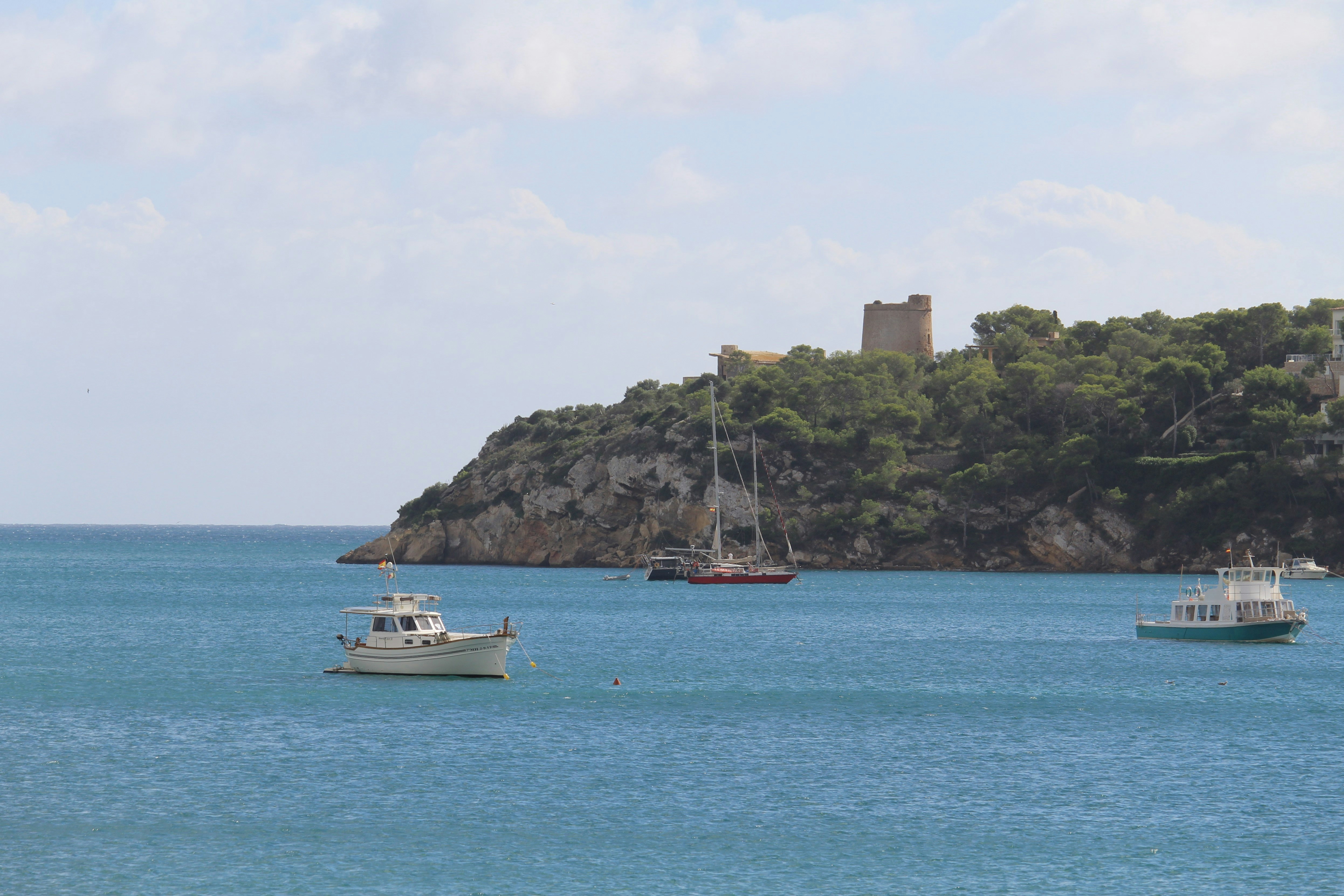 Castle on coast of Mallorca